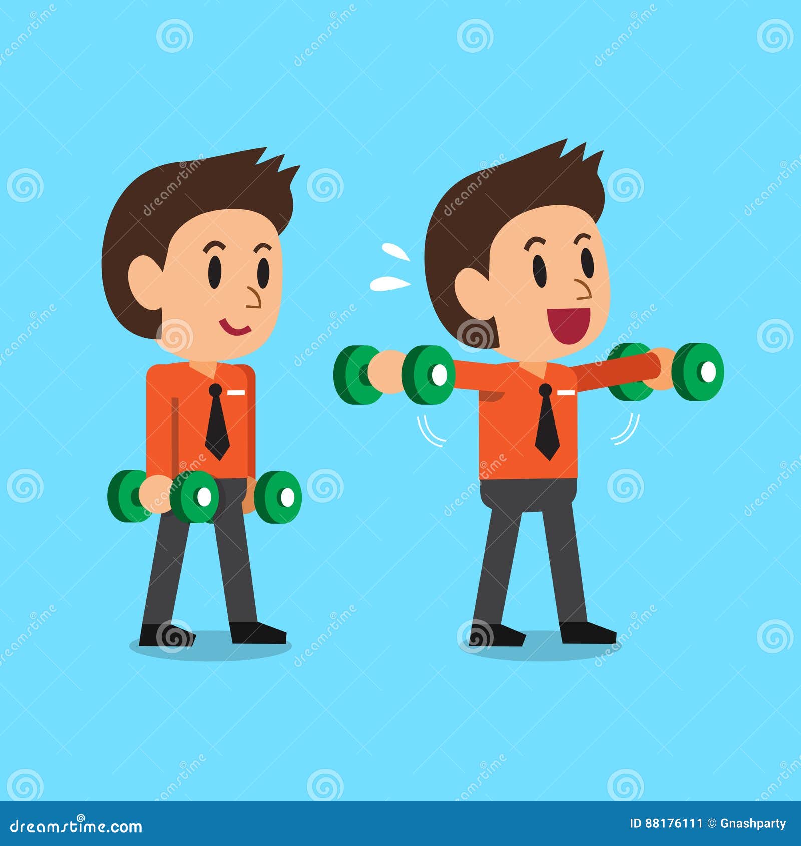 Dumbbell Lateral Raises Icon Cartoon Stock Illustration | CartoonDealer ...
