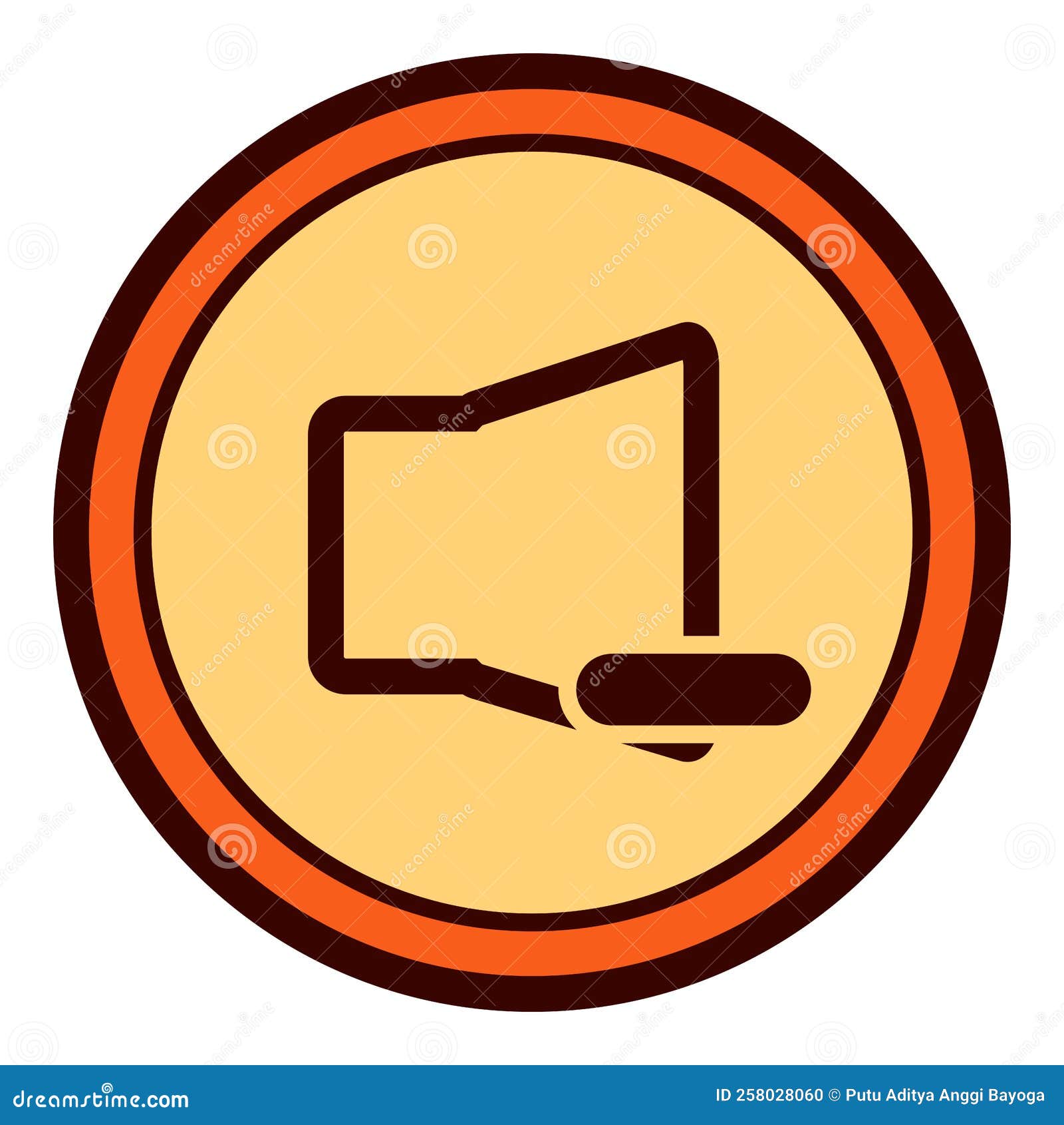 Cartoon Decrease Volume Button Stock Vector - Illustration of simple, flat: 258028060