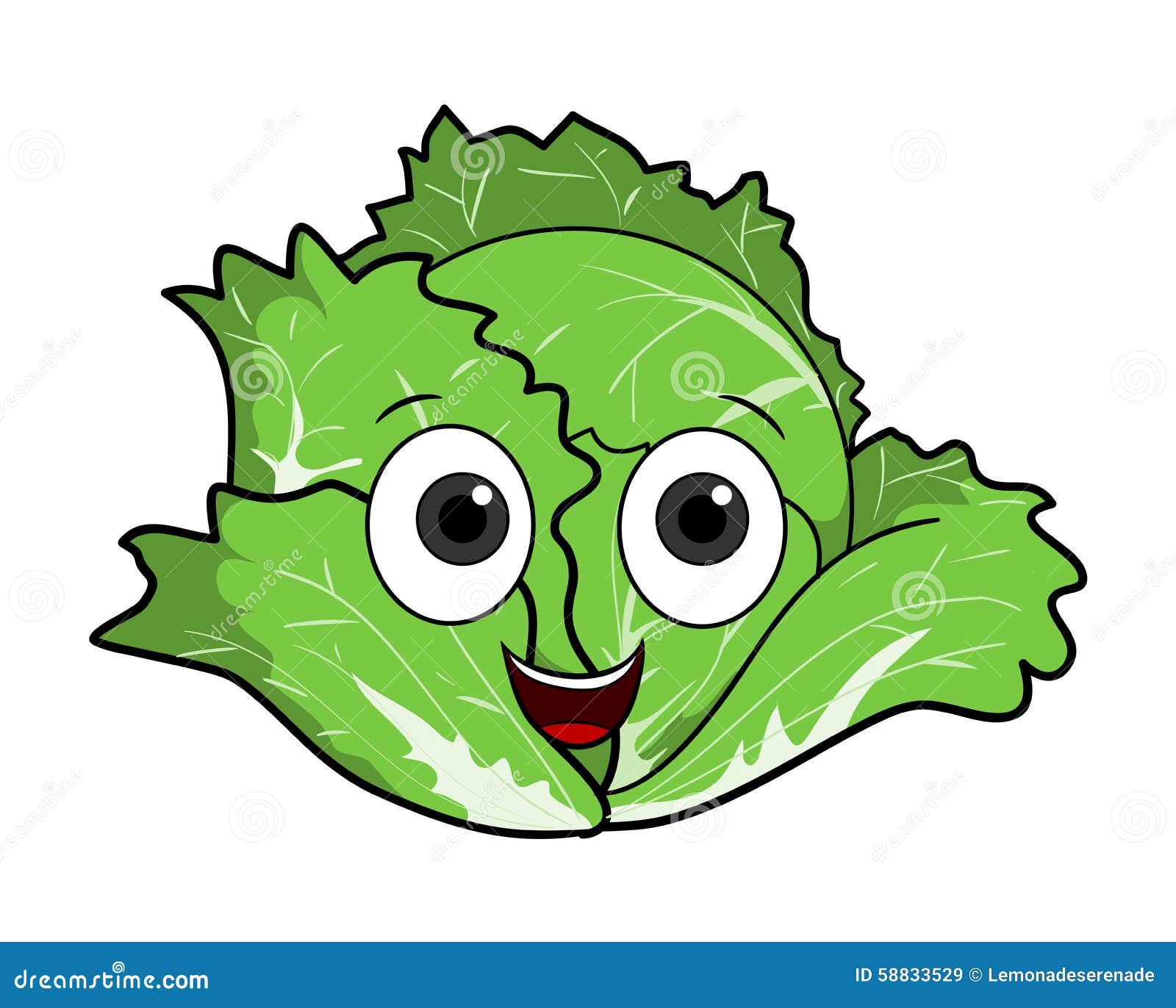 Cartoon Cabbage stock vector. Illustration of market - 58833529