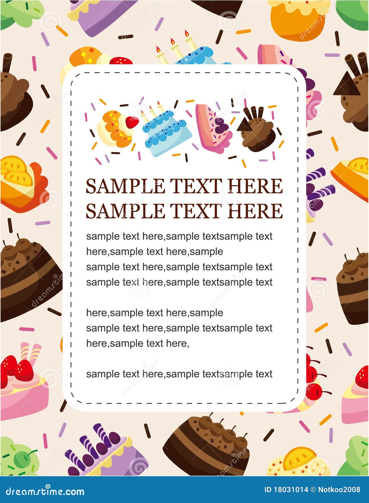 Cartoon Cake Icon Vector Illustration | CartoonDealer.com #18844970