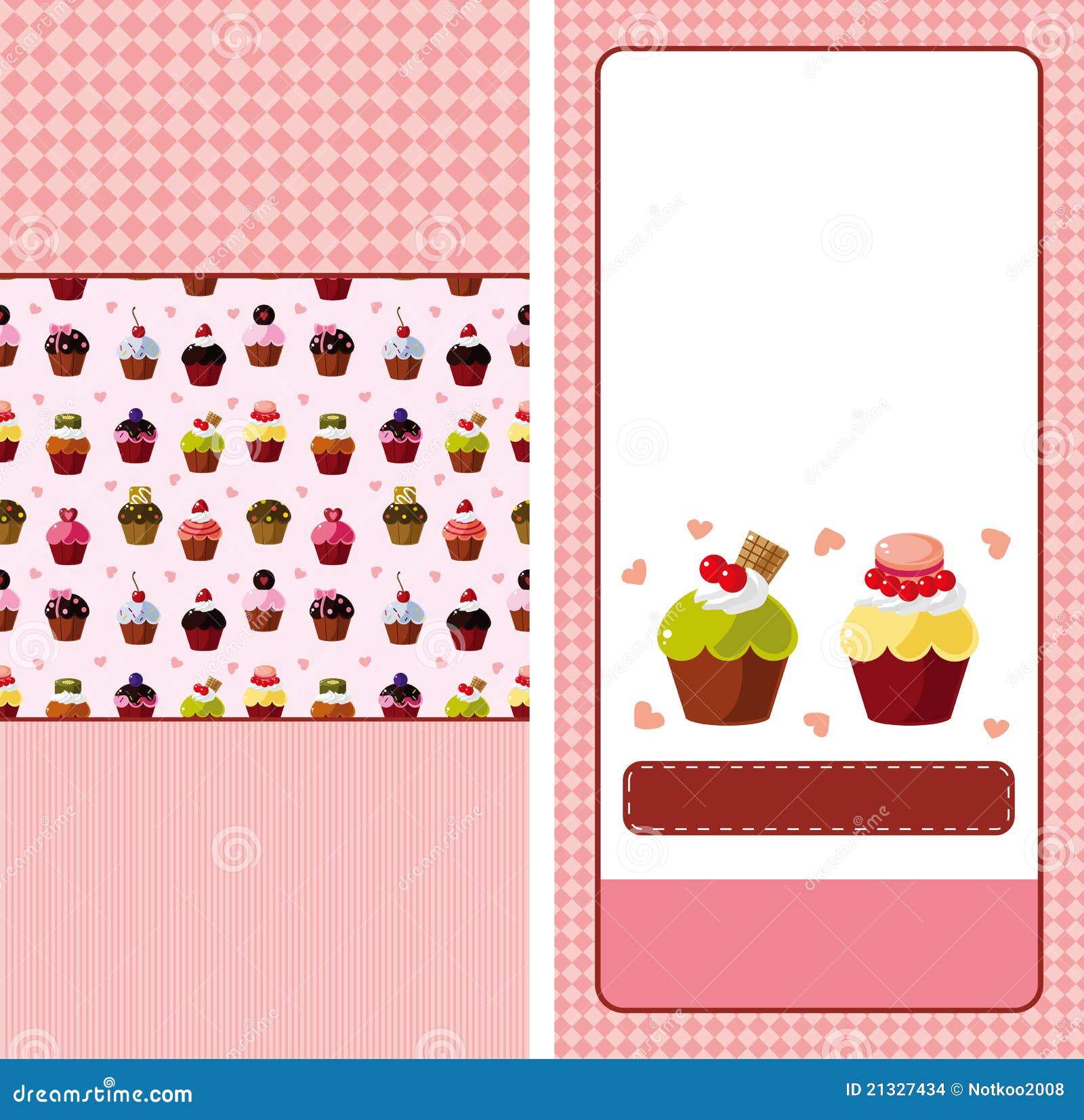 Cartoon cake card stock vector. Illustration of happy - 21327434