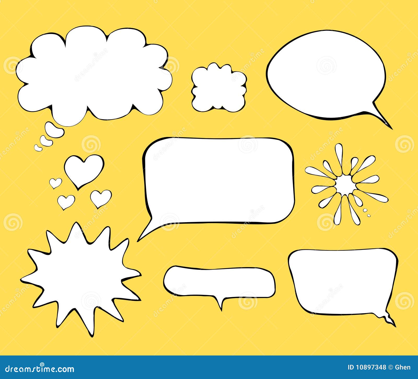 Cartoon Callouts. Vector | CartoonDealer.com #10897348