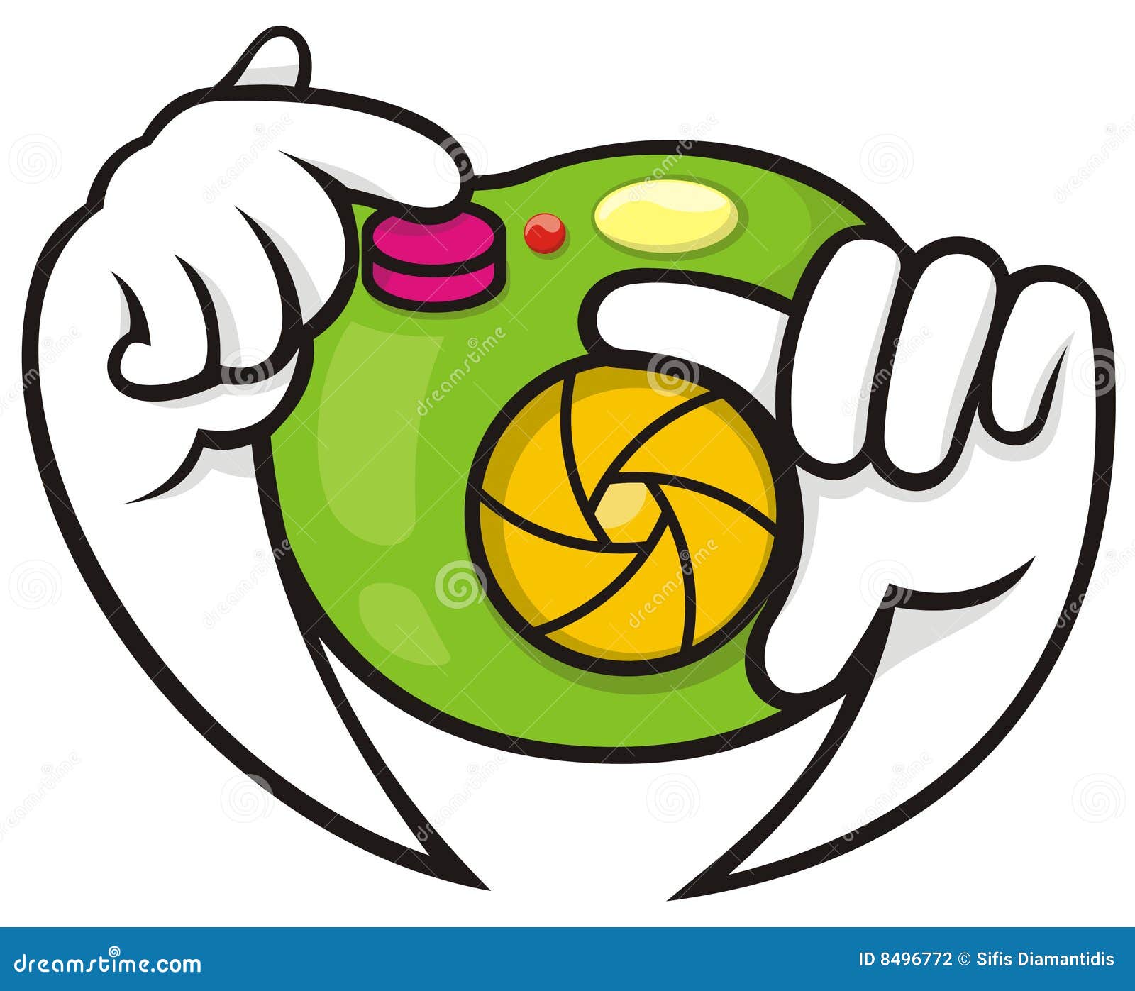 Cartoon camera stock vector. Illustration of shutter, photographer ...