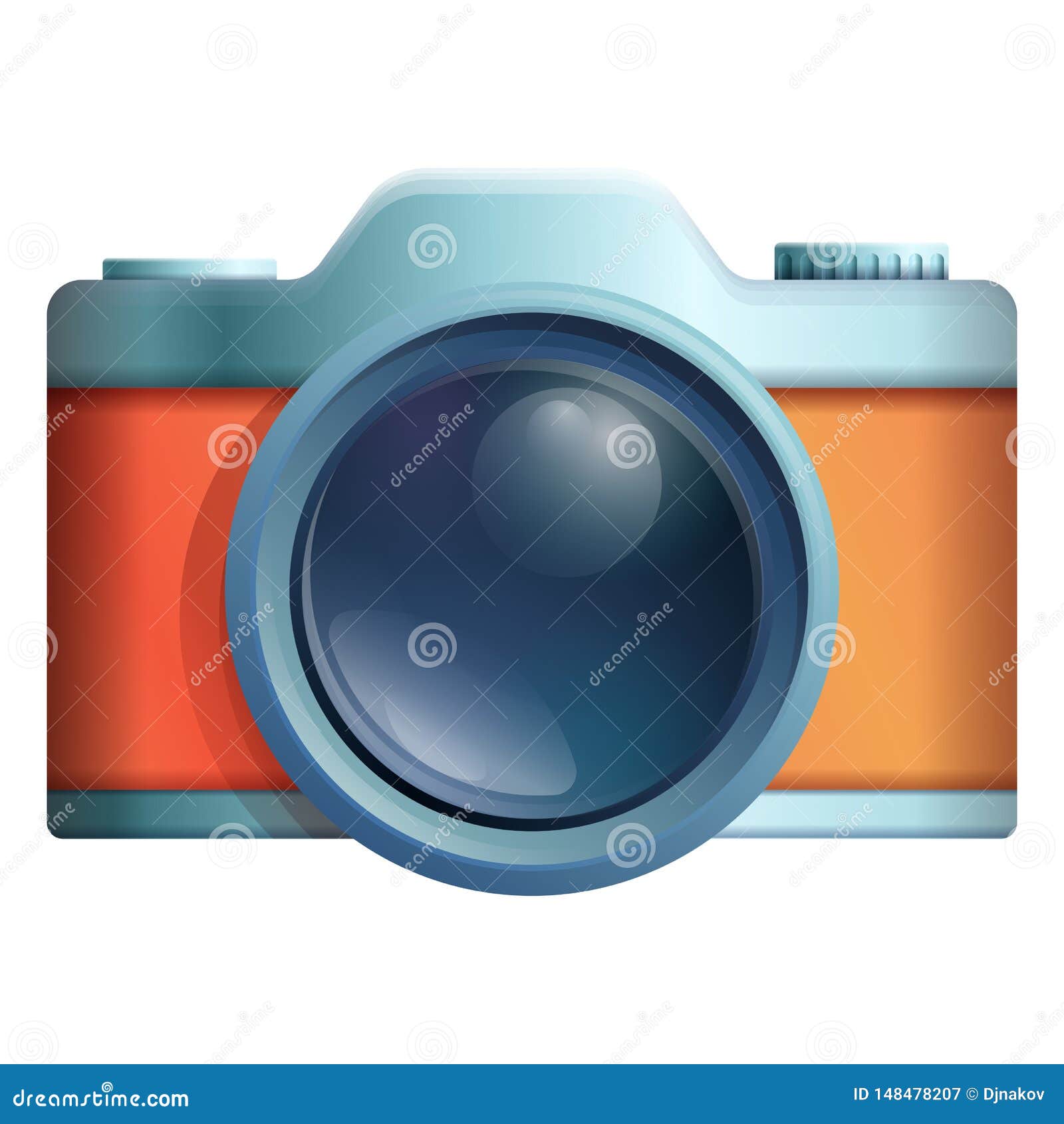 Cartoon camera icon stock illustration. Illustration of technology ...
