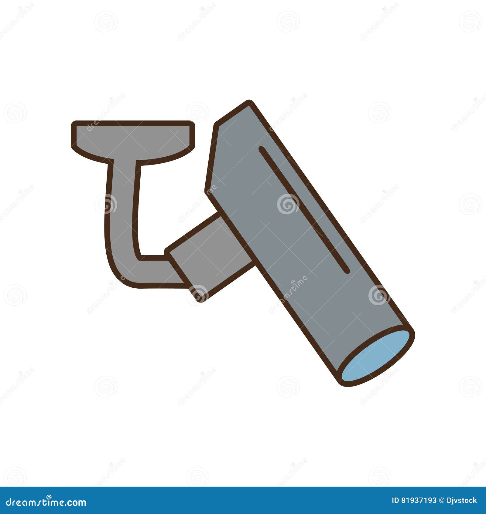 Cartoon Surveillance Detectives With Equipment Vector Set For ...