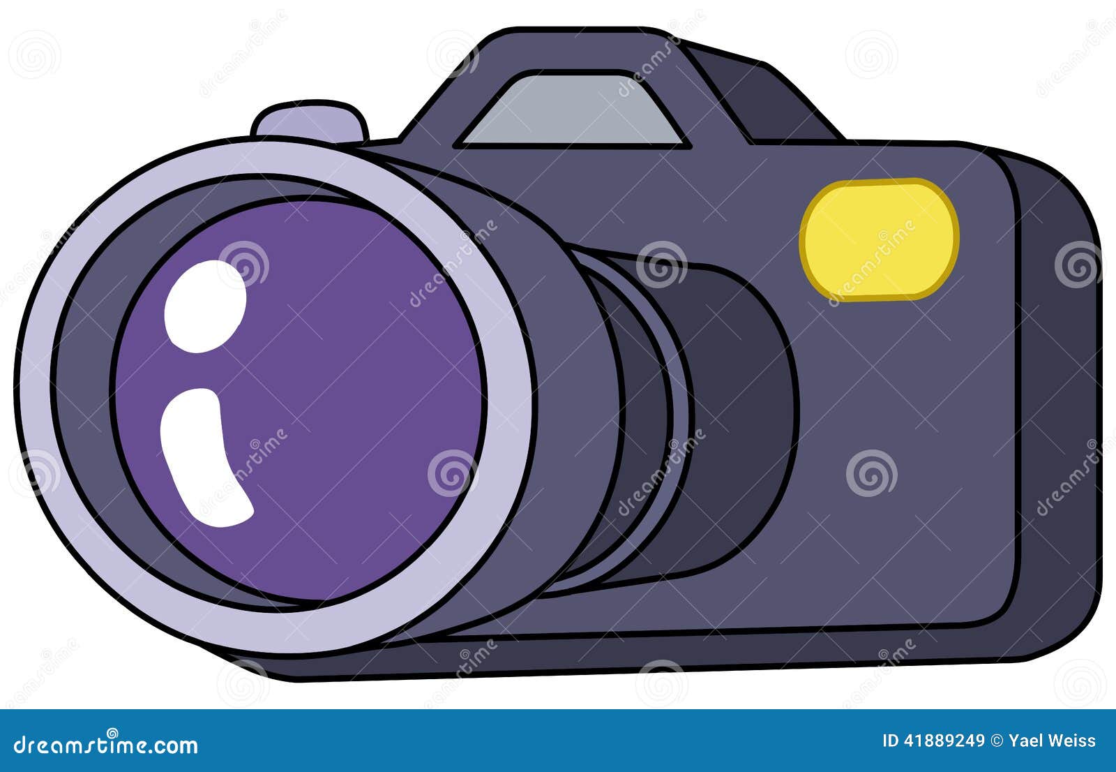 Cartoon camera stock vector. Illustration of equipment - 41889249