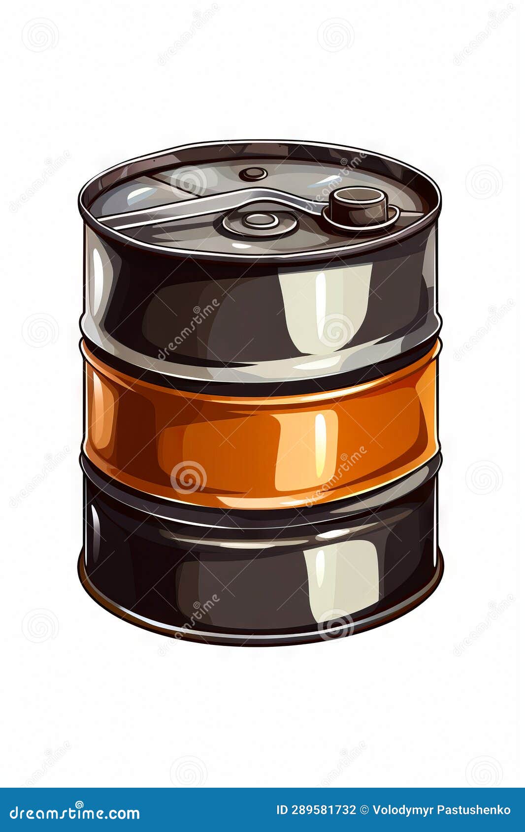 Cartoon of Can of Soda or Beer with Lid. Generative AI Stock Photo ...