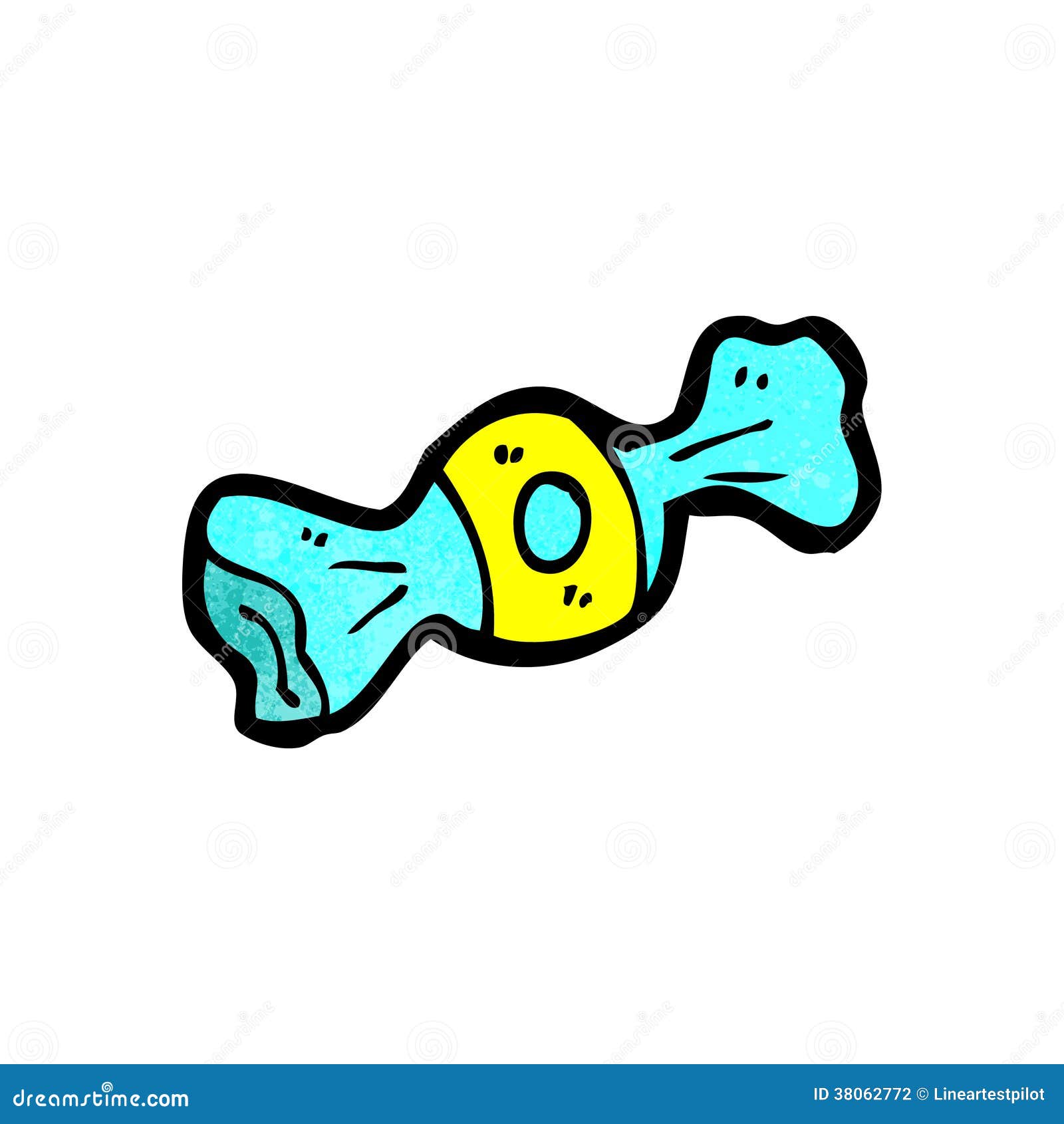 Cartoon candy stock vector. Illustration of retro, texture - 38062772