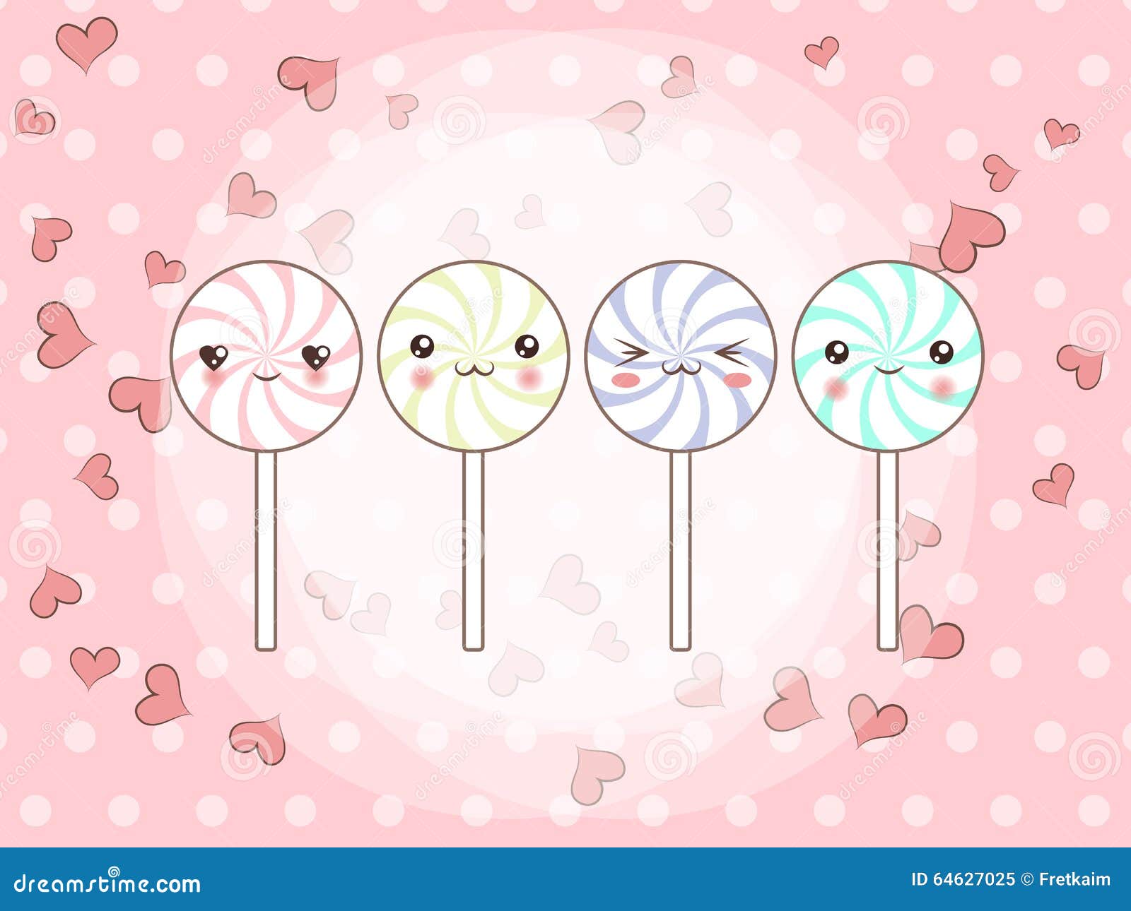 Cartoon Candy Characters | CartoonDealer.com #64627025