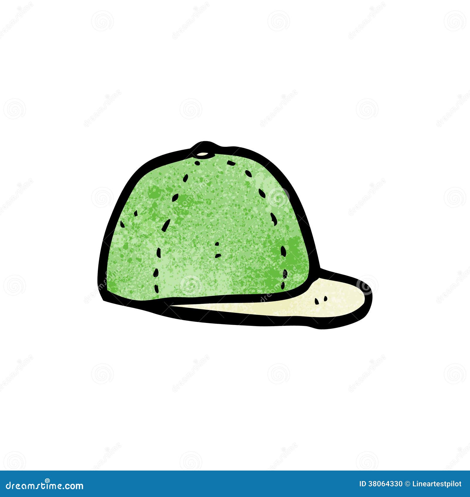 Cartoon cap stock vector. Illustration of sketch, cute - 38064330