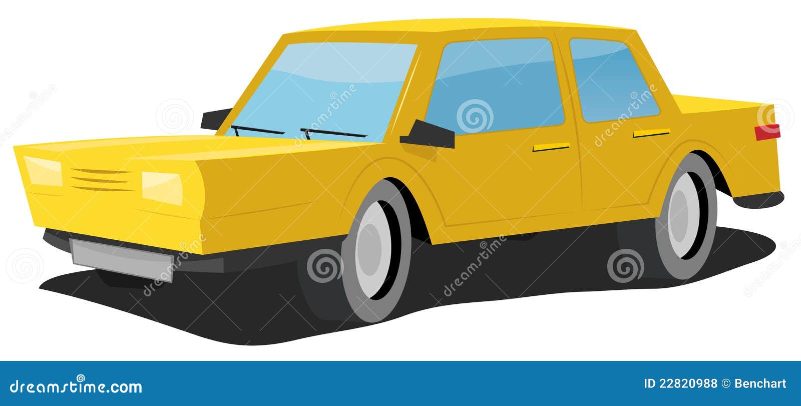 Cartoon Car stock vector. Illustration of window, vehicle - 22820988