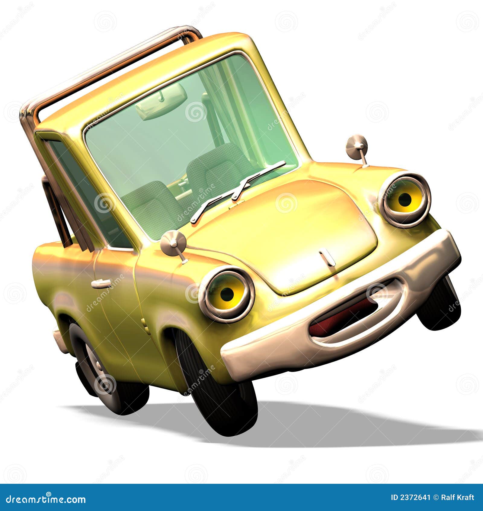Toon Car Pickup Royalty-Free Stock Photography | CartoonDealer.com #1244147