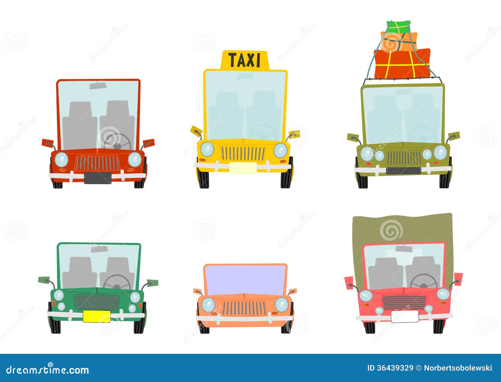 Cartoon Car Set | CartoonDealer.com #36439329