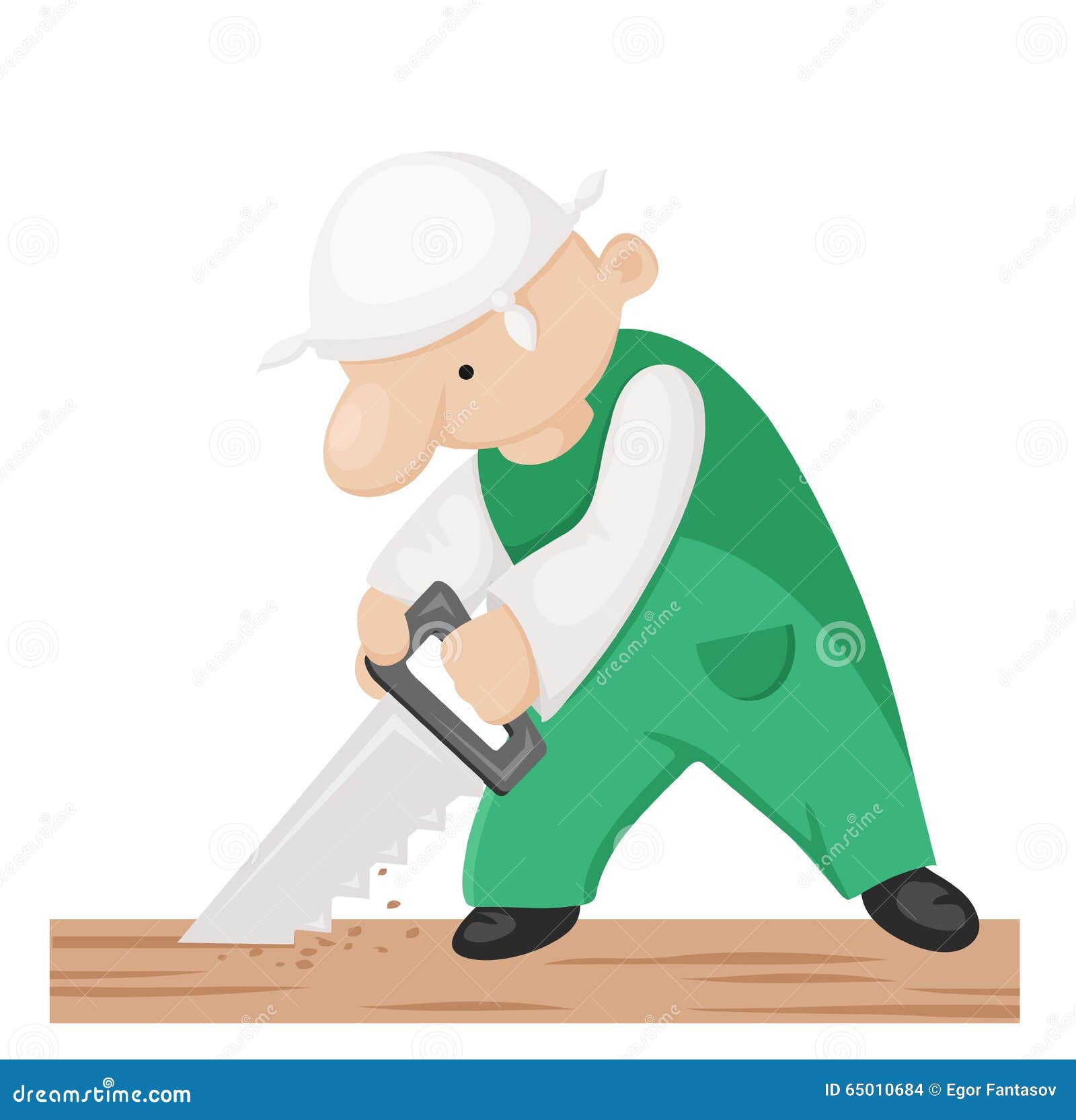 Cartoon Carpenter Sign Vector Illustration | CartoonDealer.com #67199902