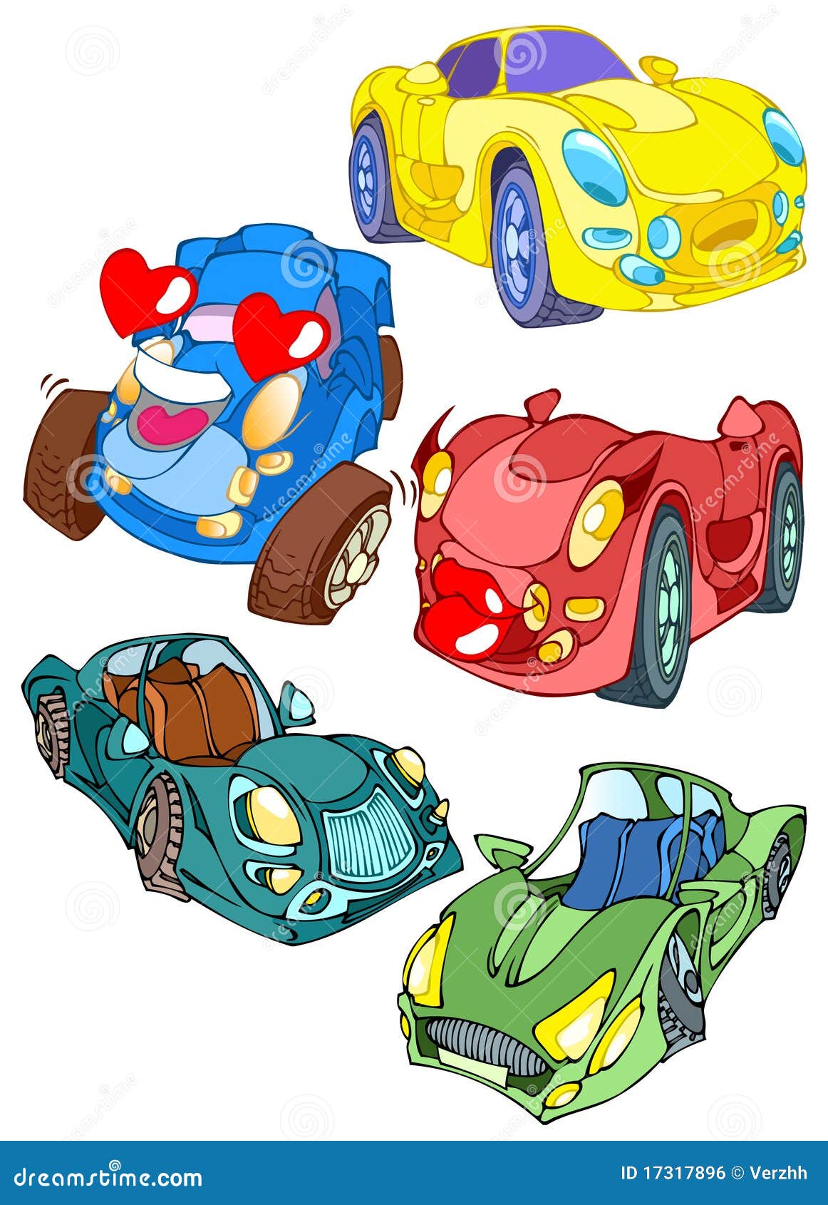 Cartoon Cars Picture. Image: 17317896