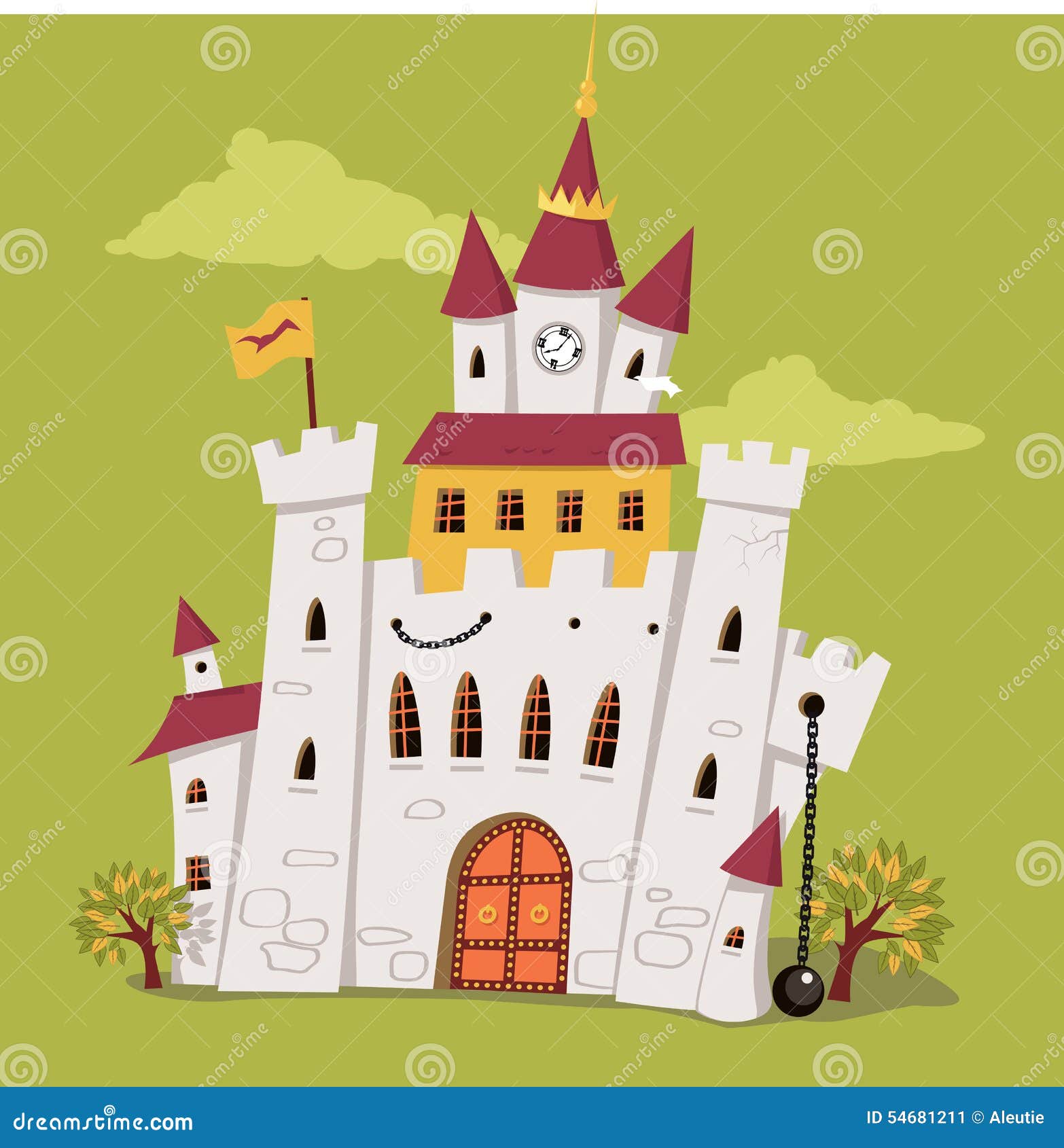 Cartoon Castle | CartoonDealer.com #54681211