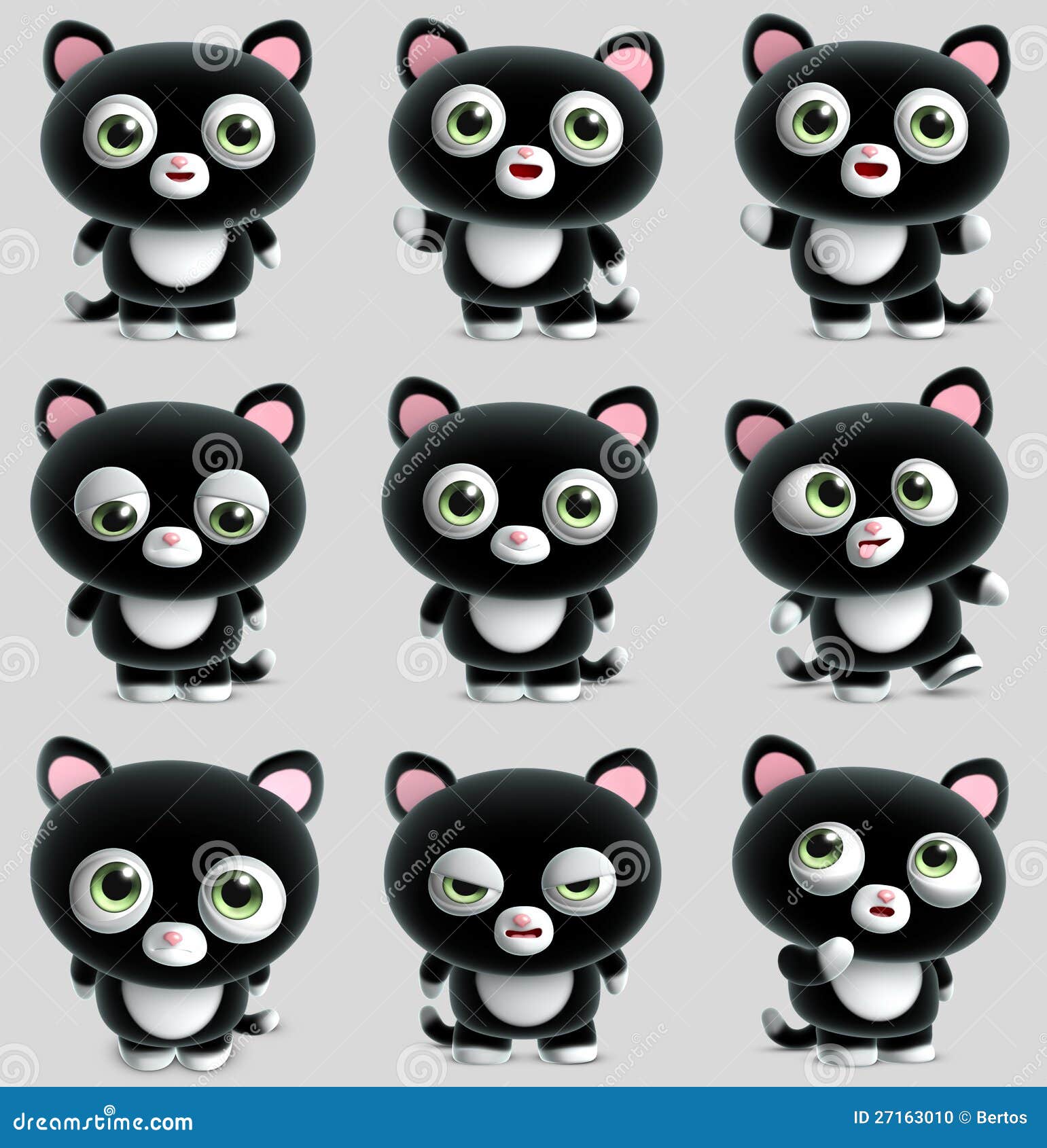 Cartoon cat stock illustration. Illustration of beast - 27163010