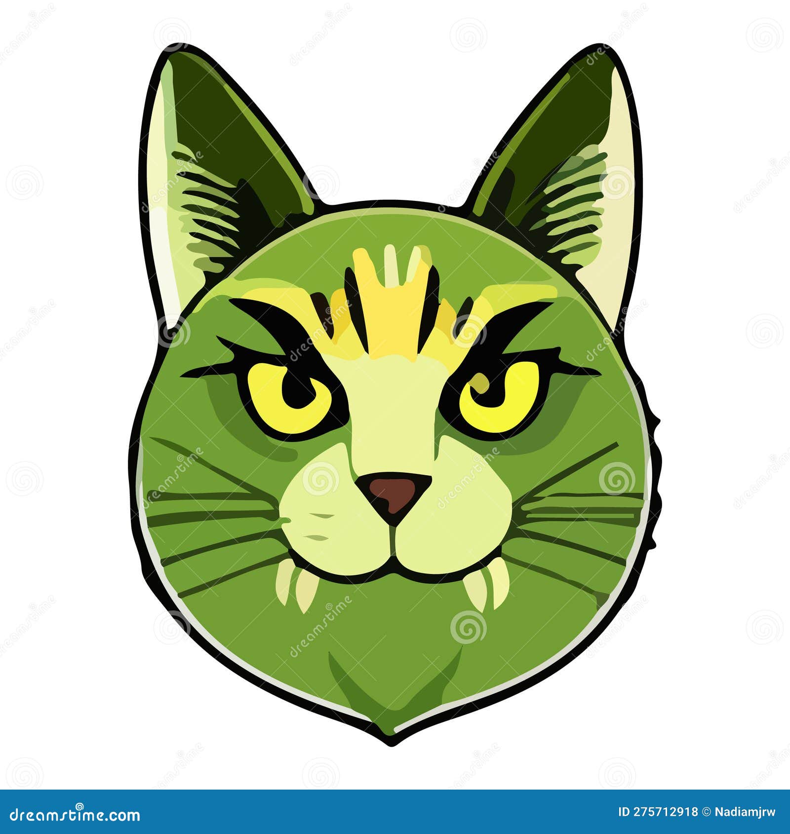 Cartoon Cat Character. Kitten Vector Breed Stock Vector - Illustration ...