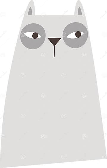 Cartoon Cat Head stock illustration. Illustration of kitten - 331030622