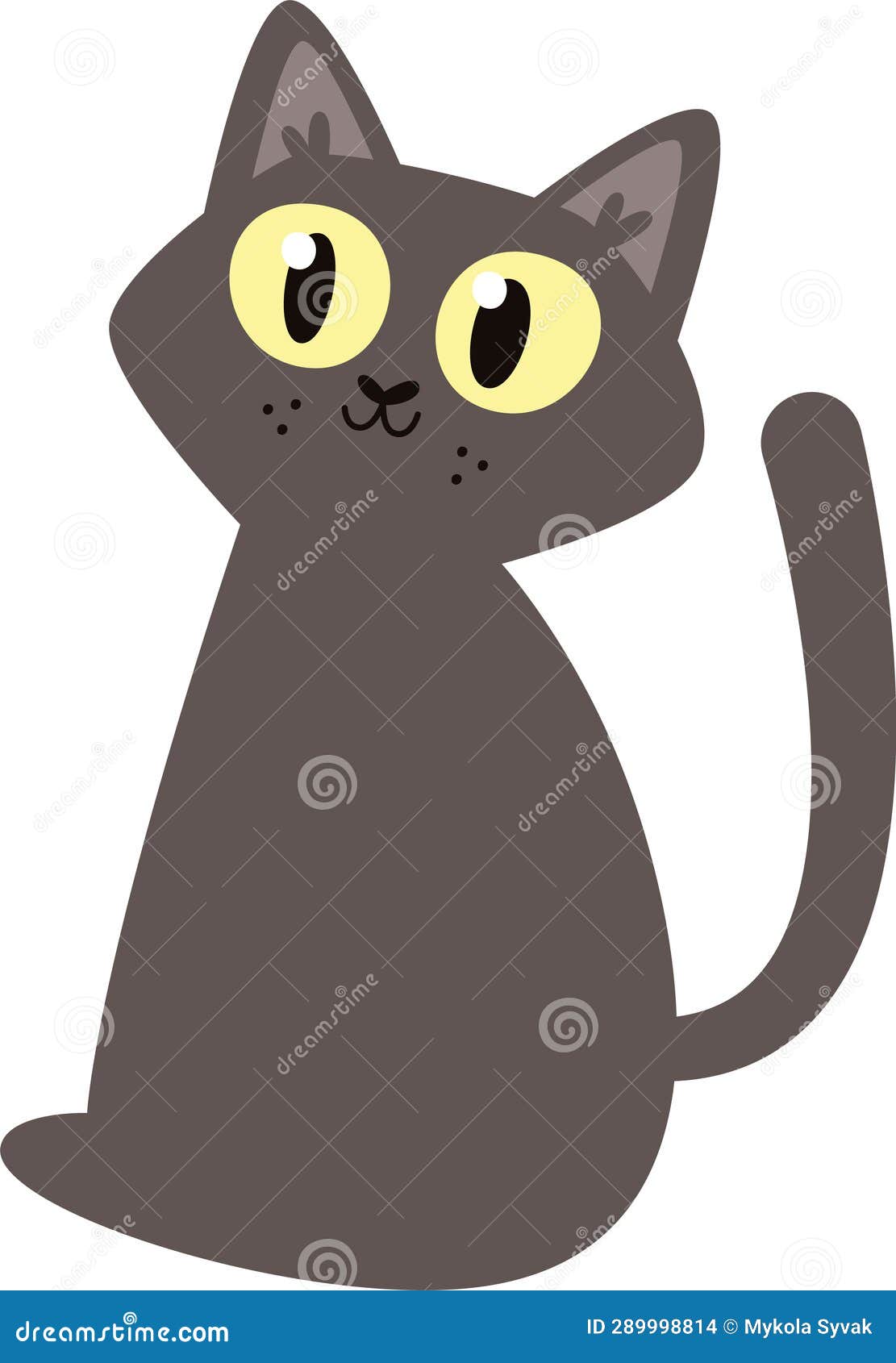 Cartoon Cat Pet stock illustration. Illustration of design - 289998814