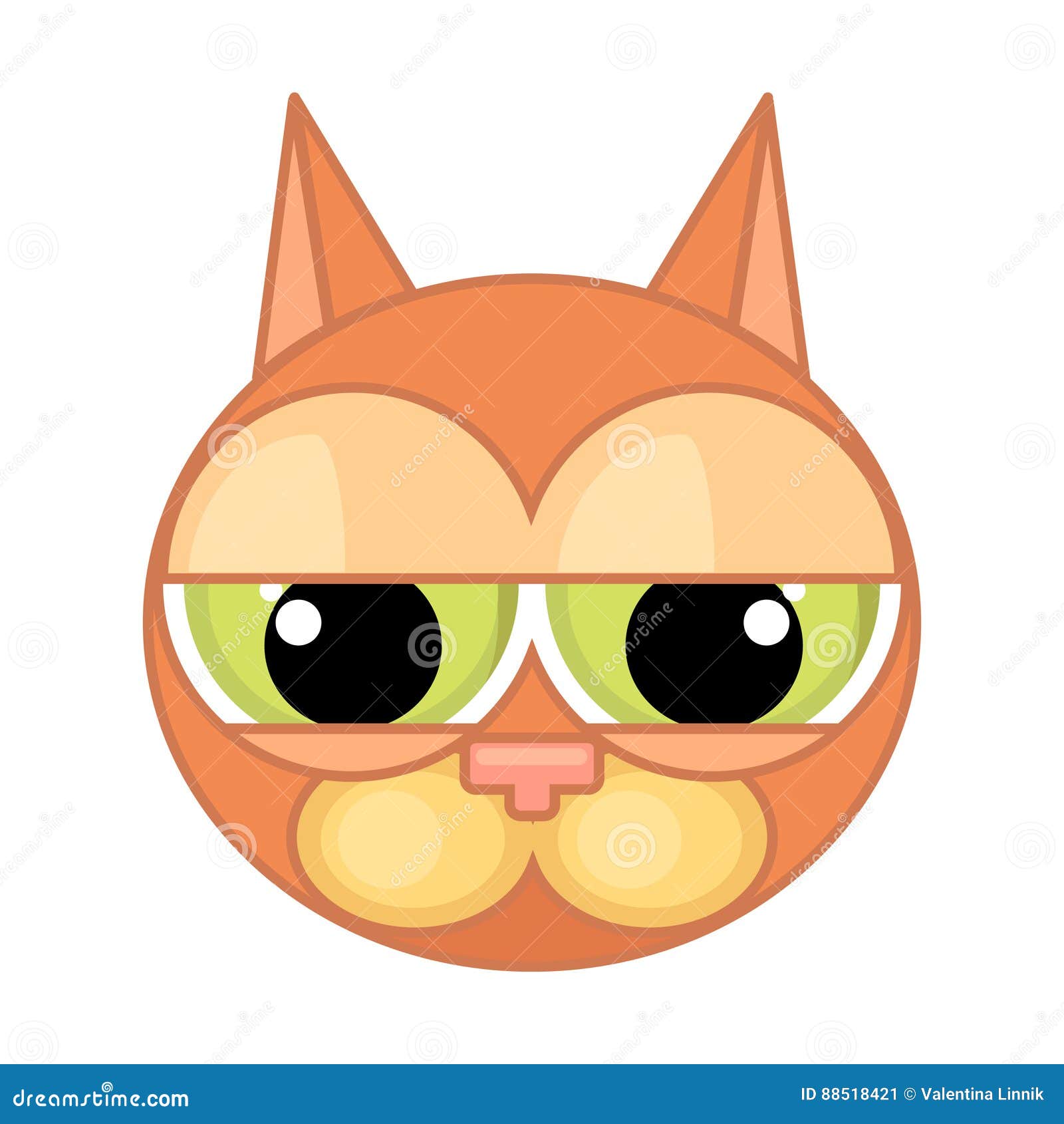 Face Drooping Turquoise Concept Icon Vector Illustration ... Face Drooping Turquoise Concept Icon Vector Illustration ...