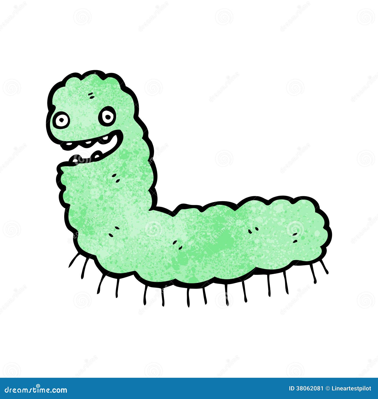 Cartoon caterpillar stock vector. Illustration of crazy - 38062081