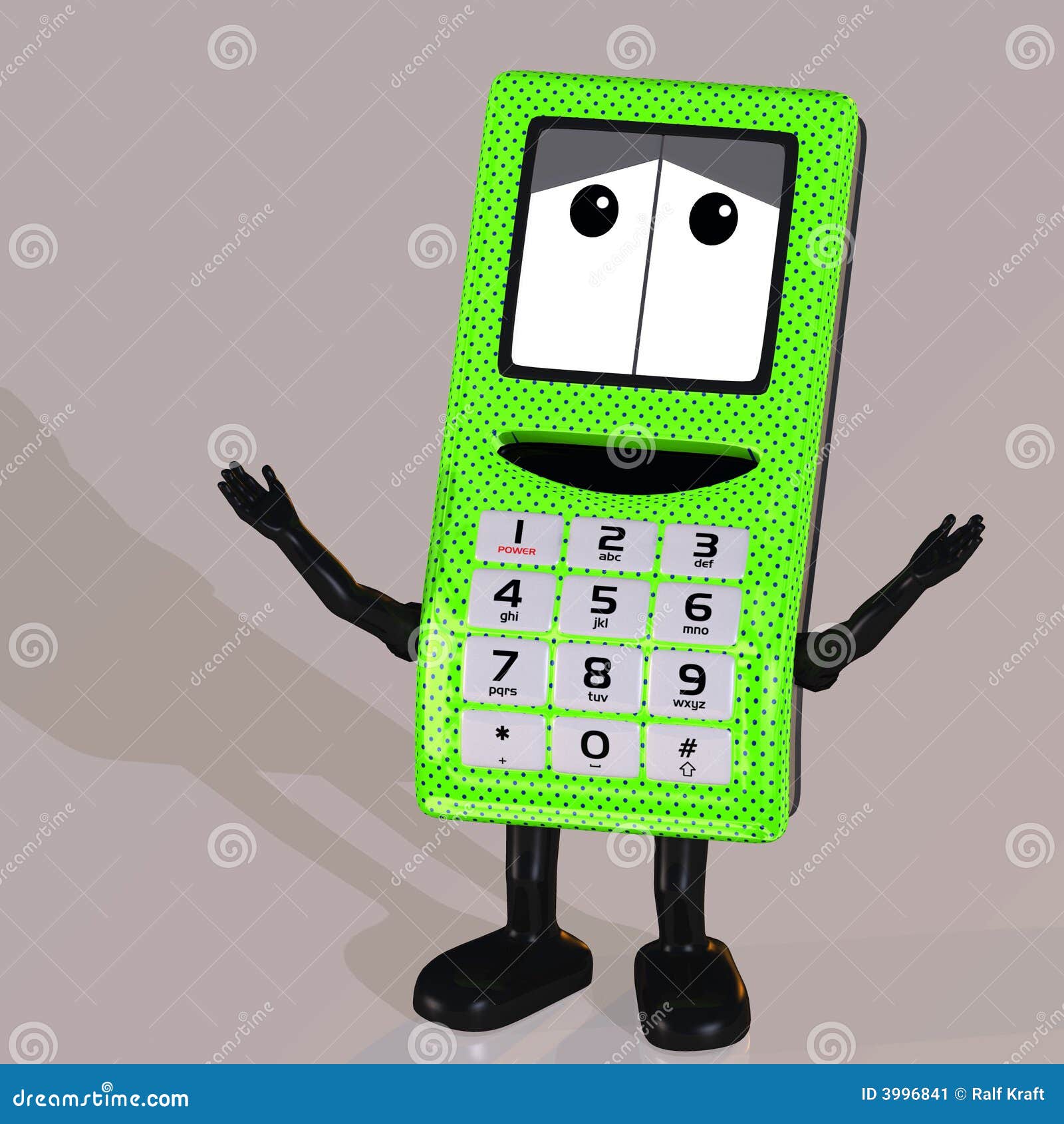 Cartoon cell phone stock illustration. Illustration of connection - 3996841