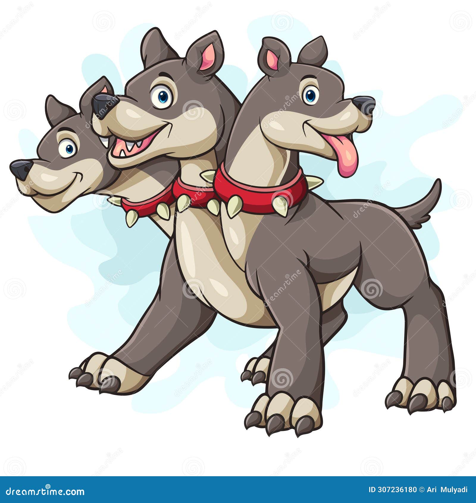 Cerberus Cartoon Vector Illustration | CartoonDealer.com #31973064