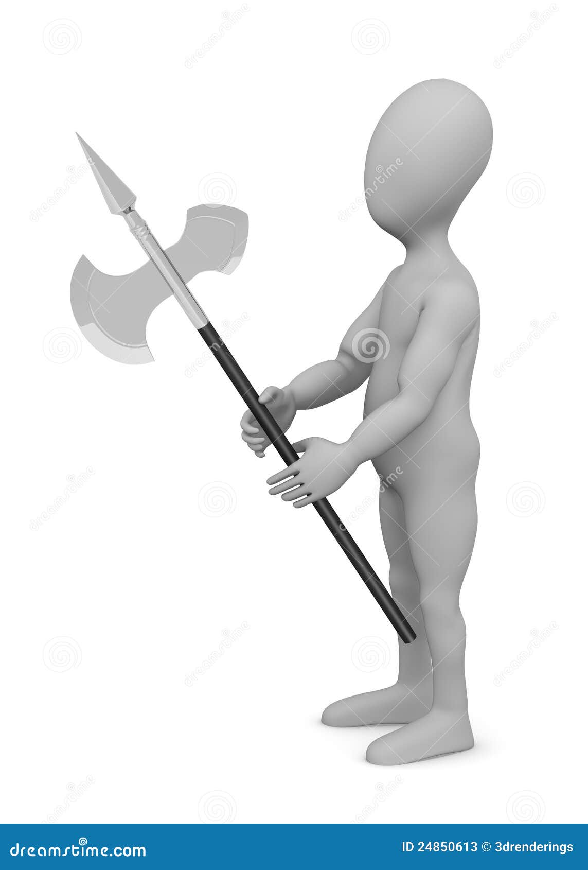Cartoon Character with Axe 15 Stock Illustration - Illustration of ...