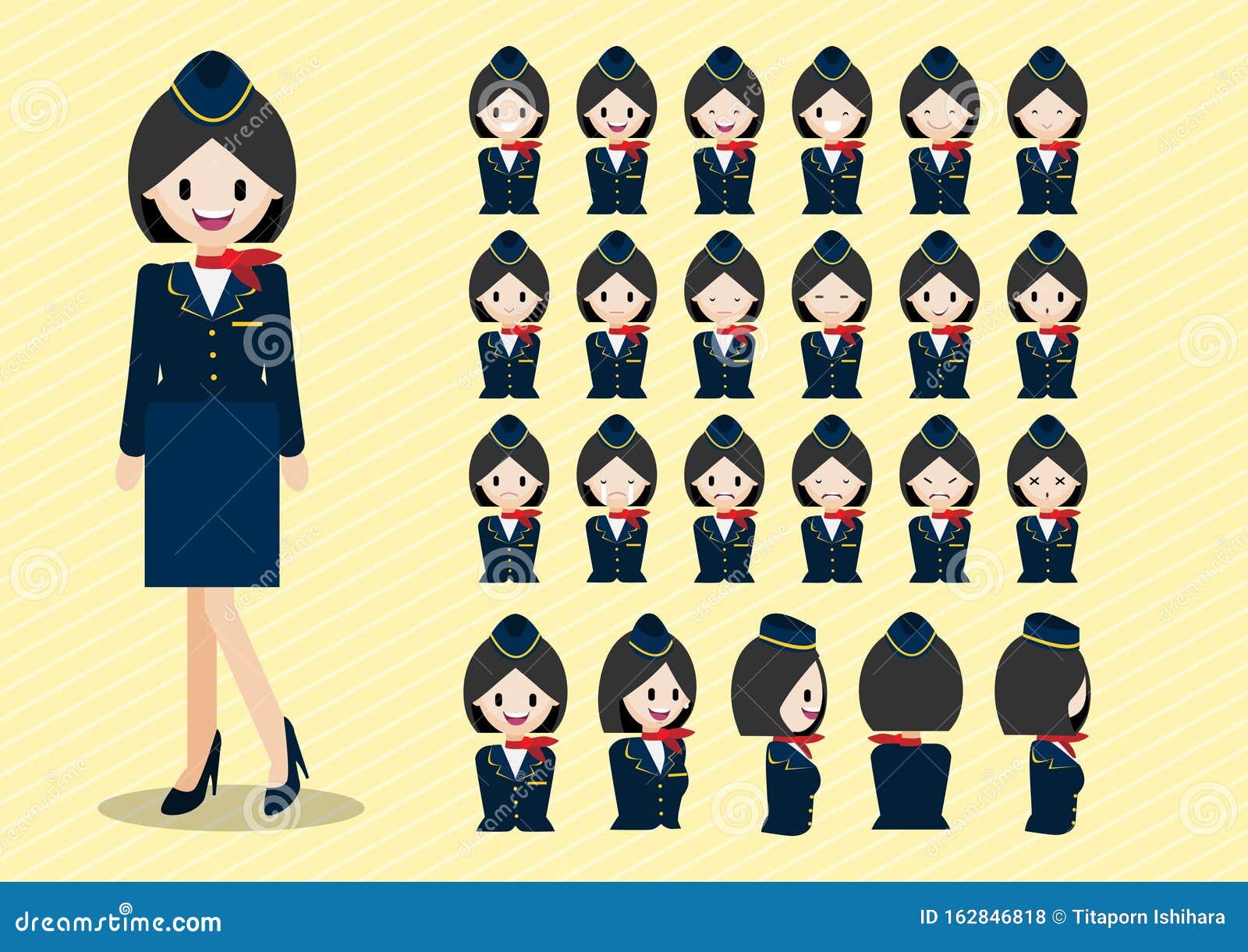 Angry Hostess Cartoon Character | CartoonDealer.com #137027939