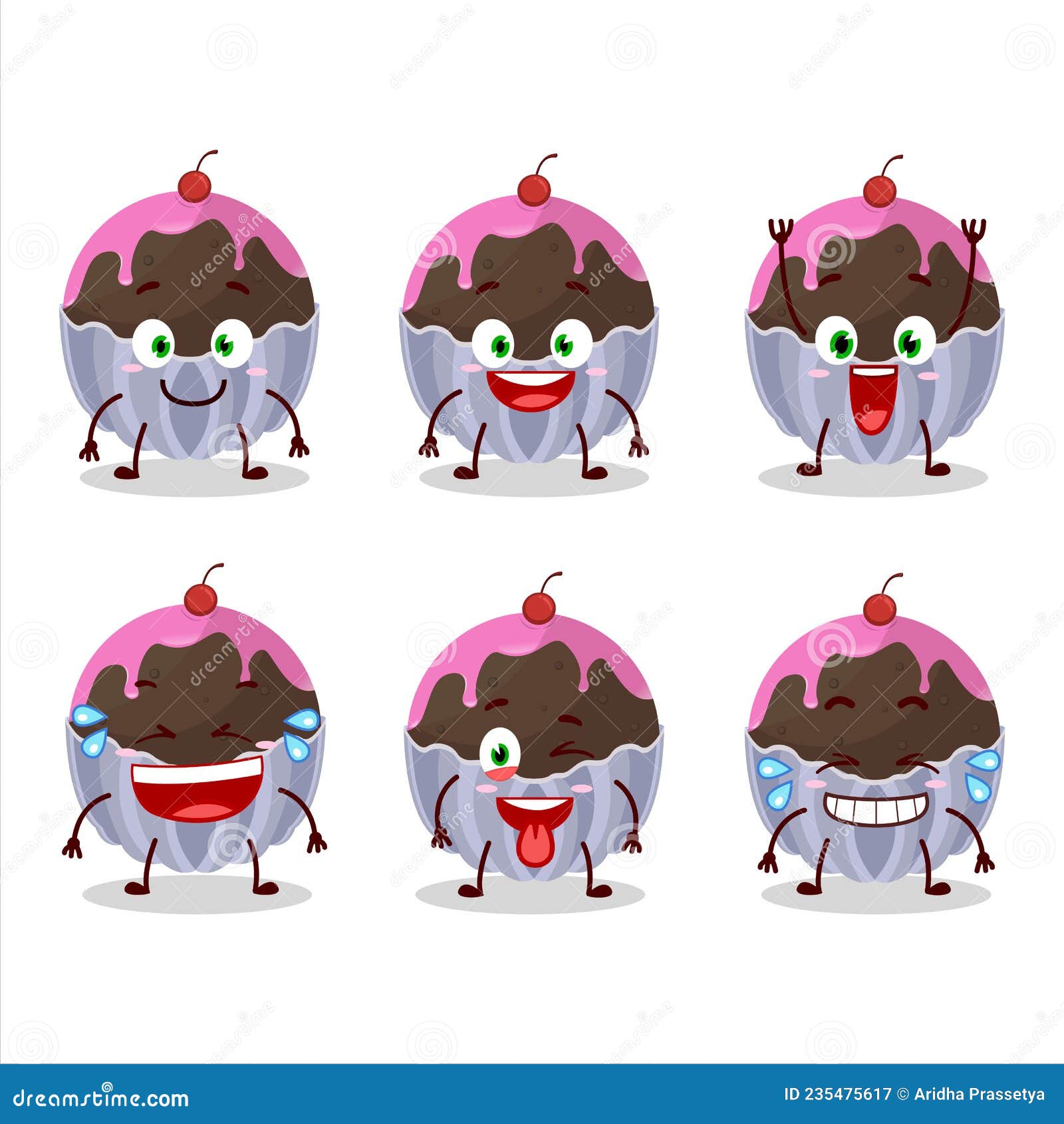 Cartoon Character of Brigadeiro Chocolate Candy with Smile Expression ...