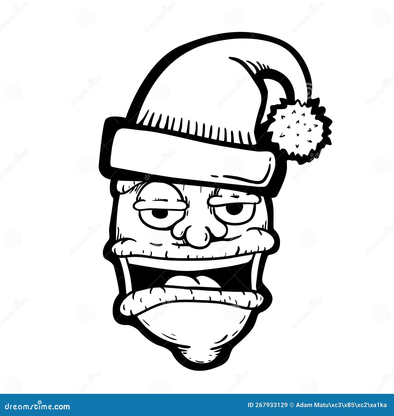 Cartoon character with cap stock vector. Illustration of realistic ...