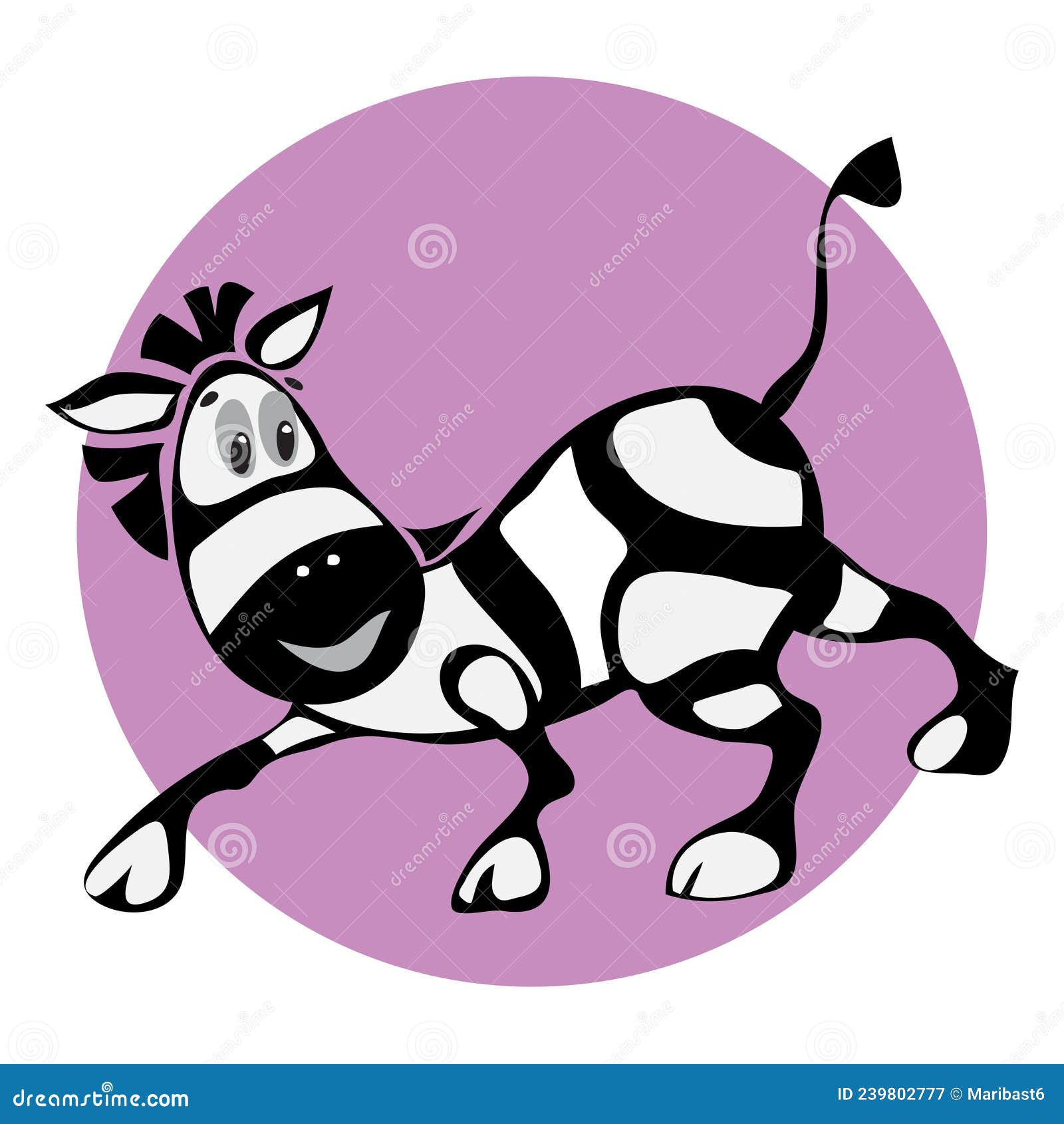 Cartoon Character Cheerful Zebra Dancing Vector Image Stock Vector ...