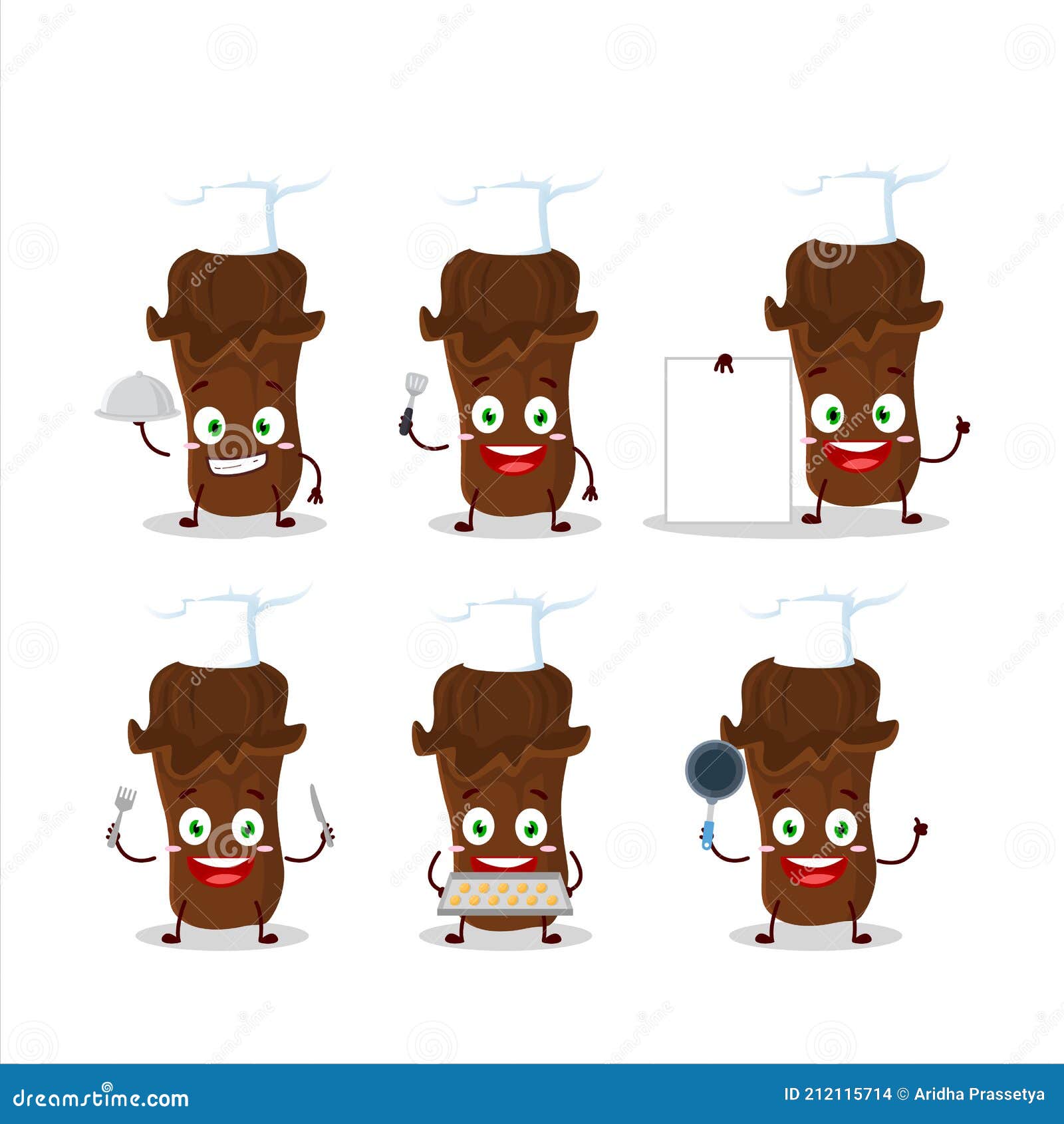 Clevo Cartoon Character With Various Types Of Business Emoticons ...