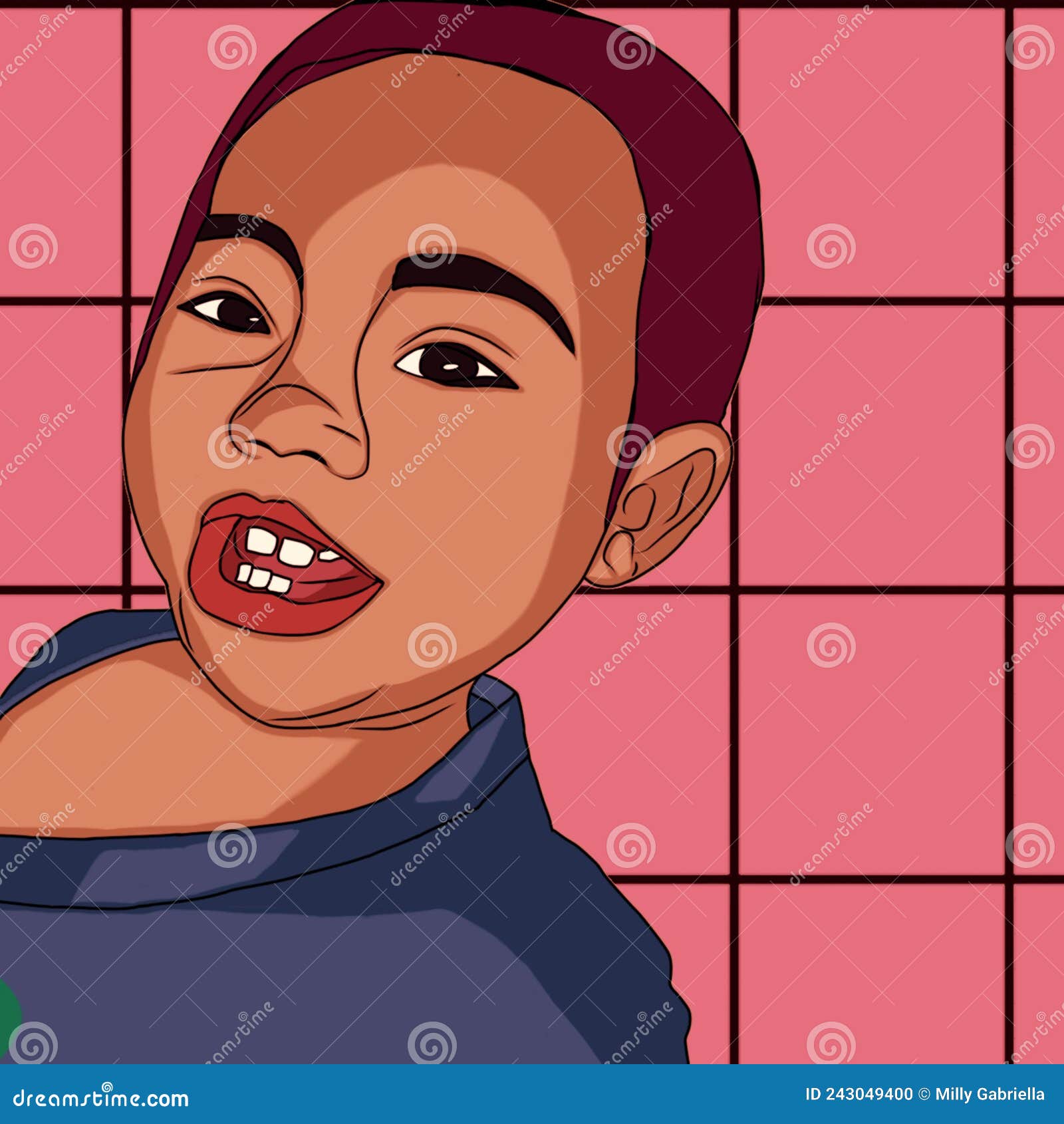 Cartoon Character Collection Stock Illustration - Illustration of ...