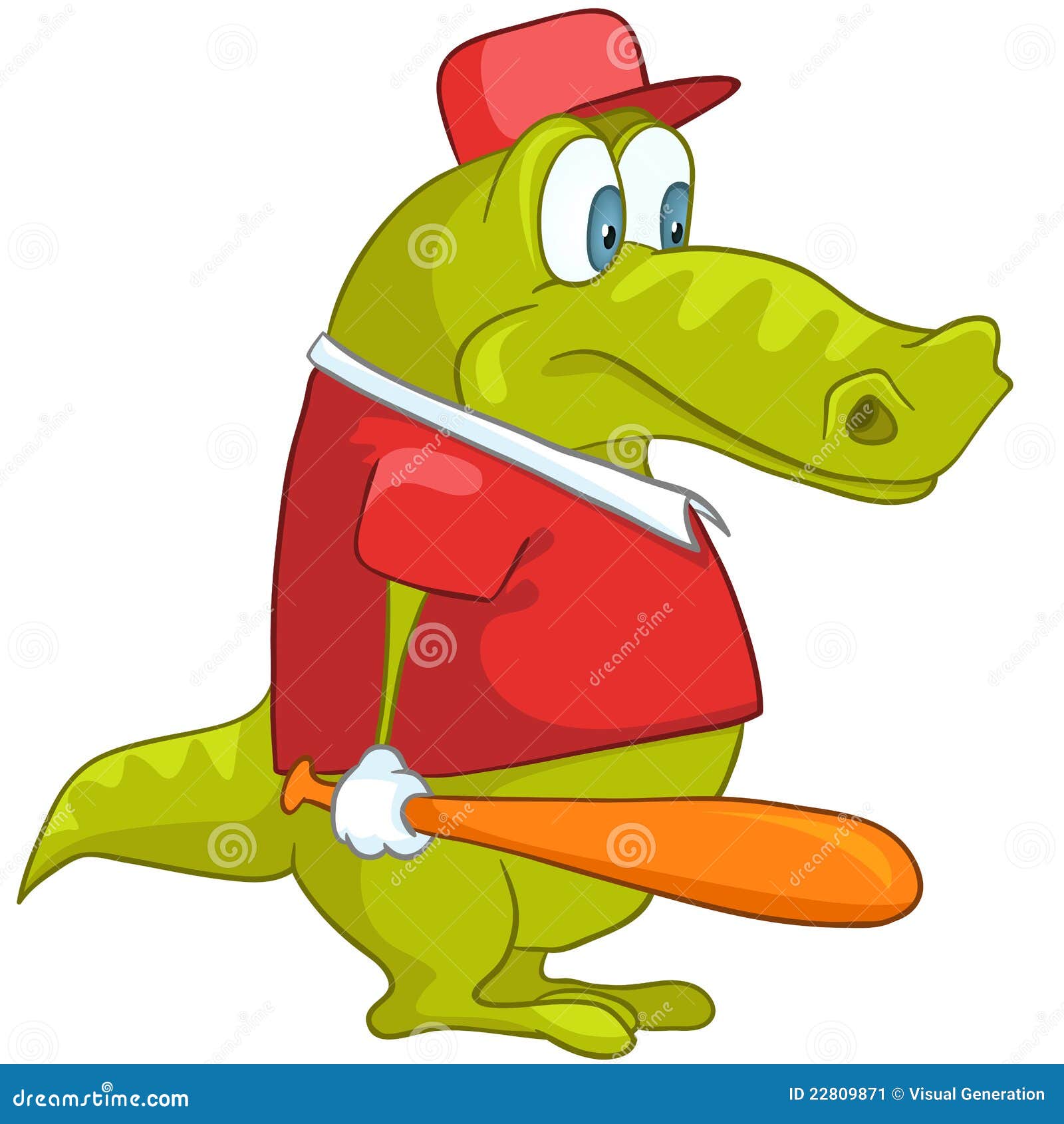 Cartoon Character Crocodile Stock Vector - Illustration of alligator ...