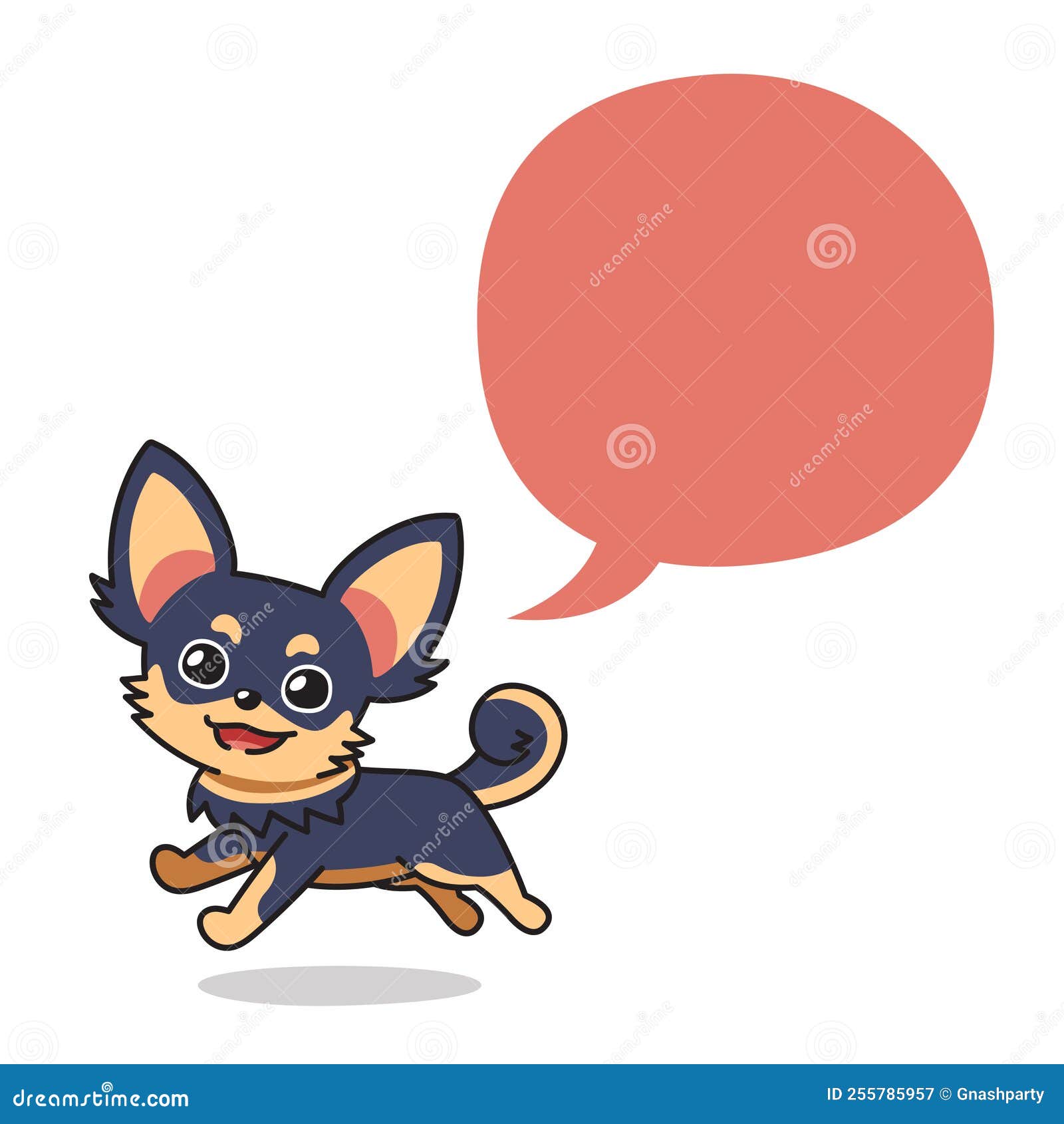 Cartoon Character Cute Chihuahua Dog with Speech Bubble Stock Vector ... Cartoon Character Cute Chihuahua Dog with Speech Bubble Stock Vector ...