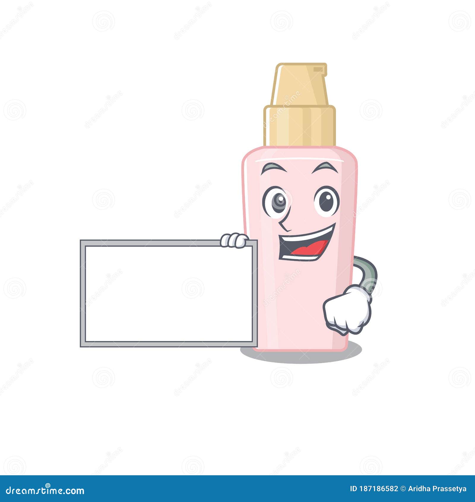 Cartoon Character Design of Foundation Holding a Board Stock Vector ...