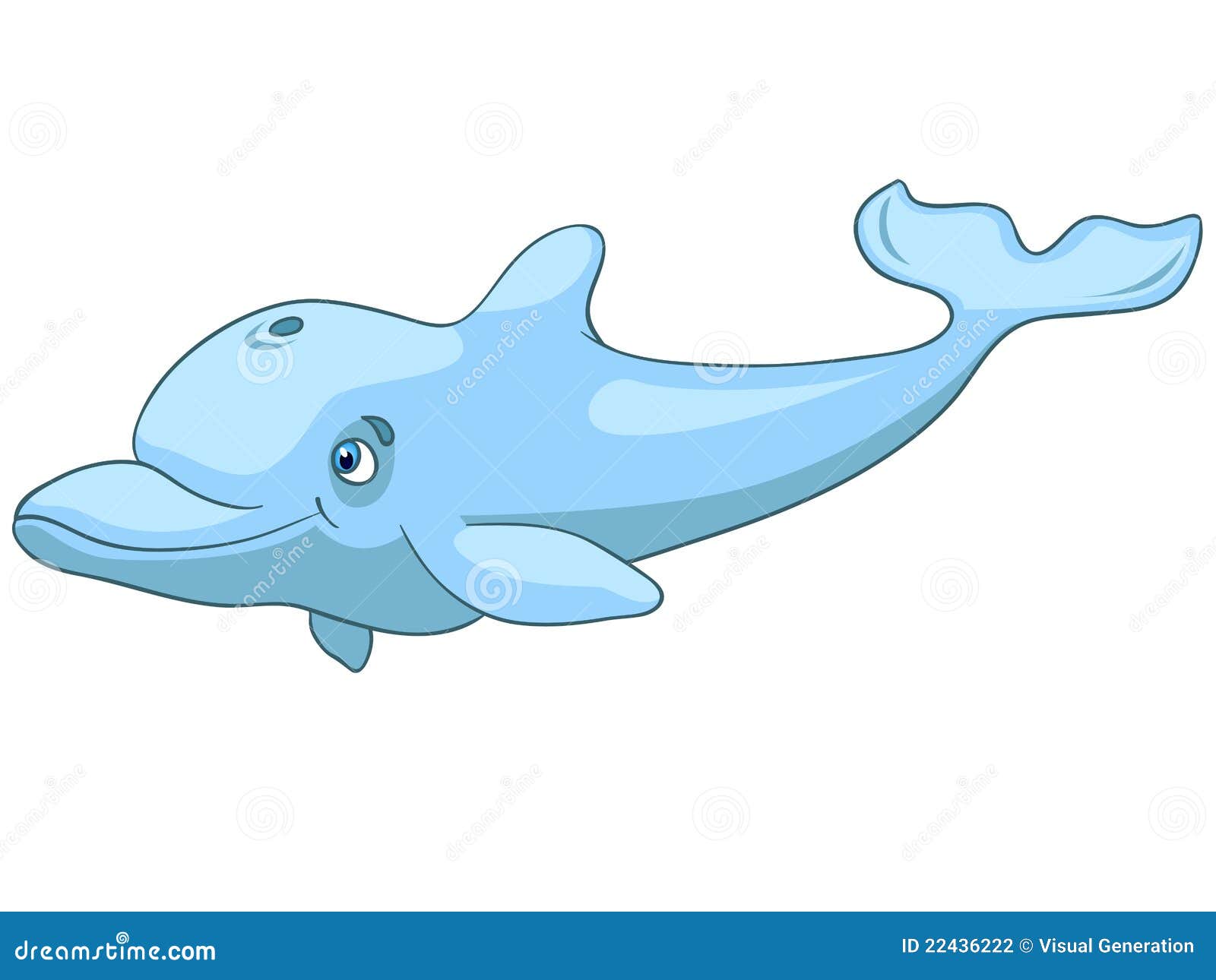 Pod Of Lovable Dolphin Family Vector Illustration | CartoonDealer.com ...