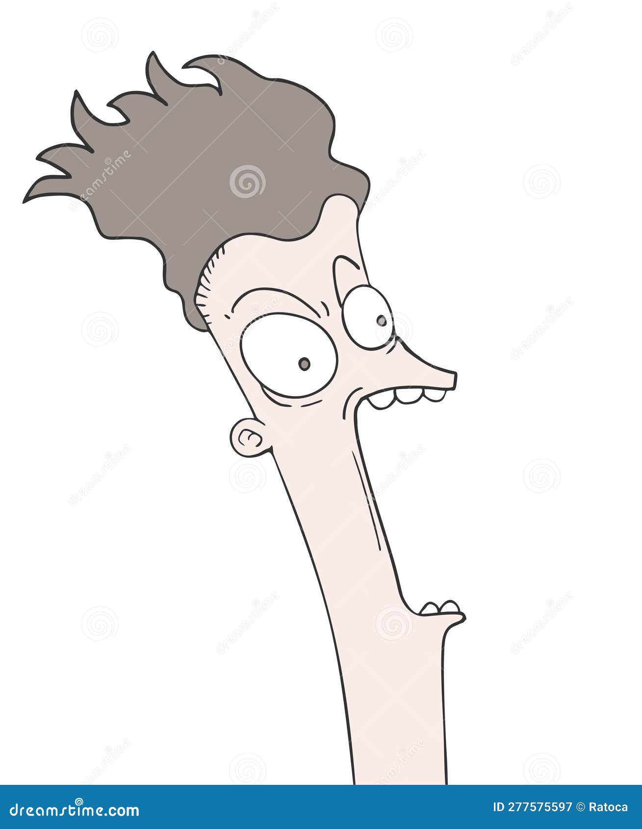 Cartoon character draw stock vector. Illustration of vector - 277575597