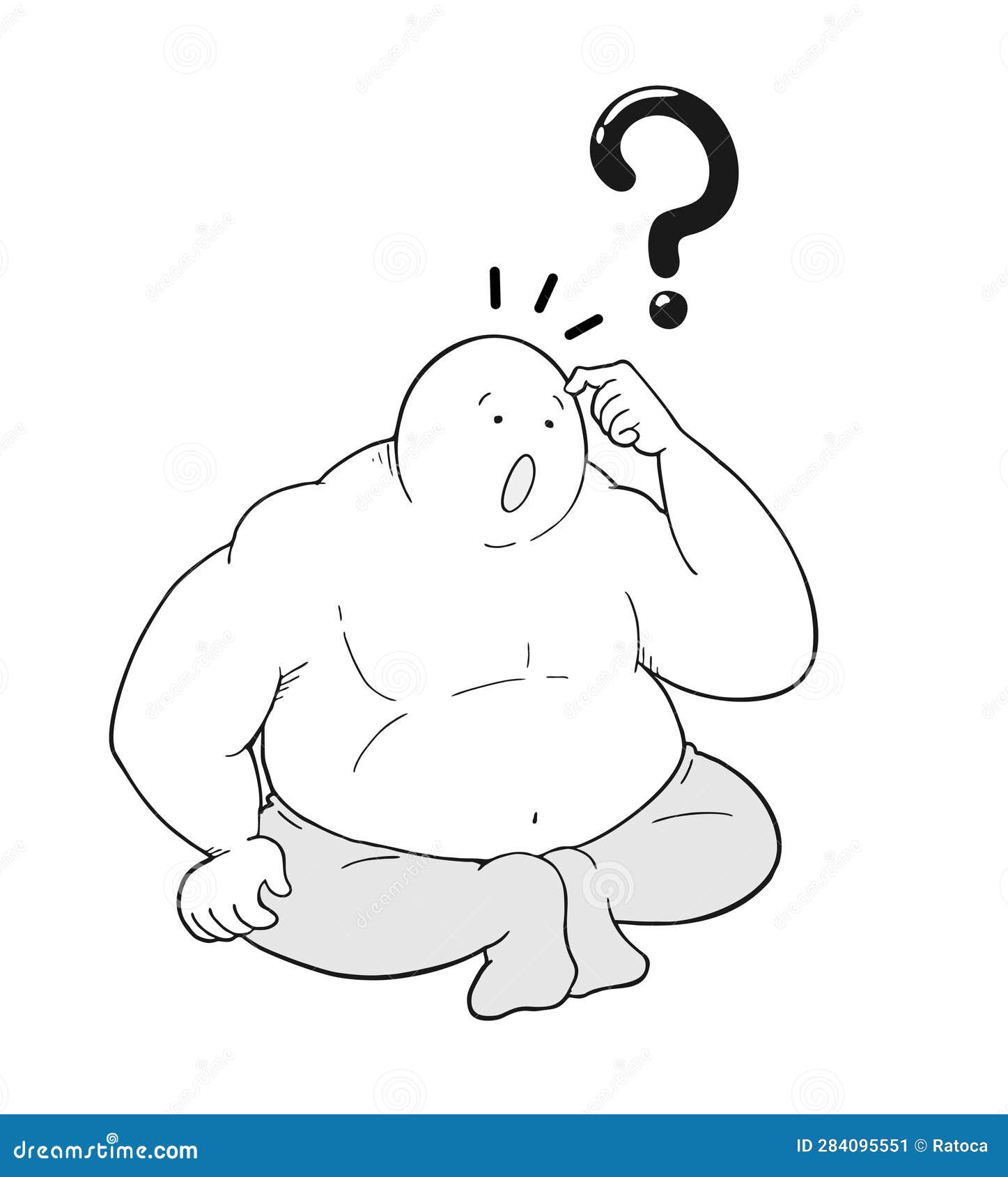 Cartoon character draw stock vector. Illustration of comic - 284095551