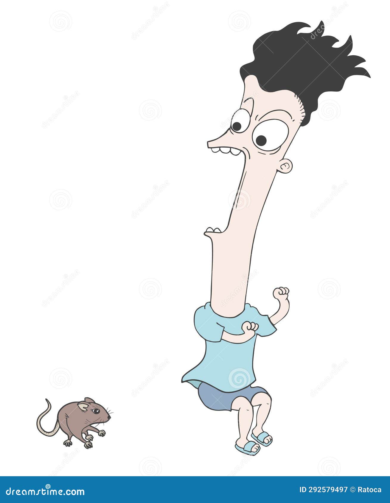 Cartoon character draw stock vector. Illustration of comic - 292579497