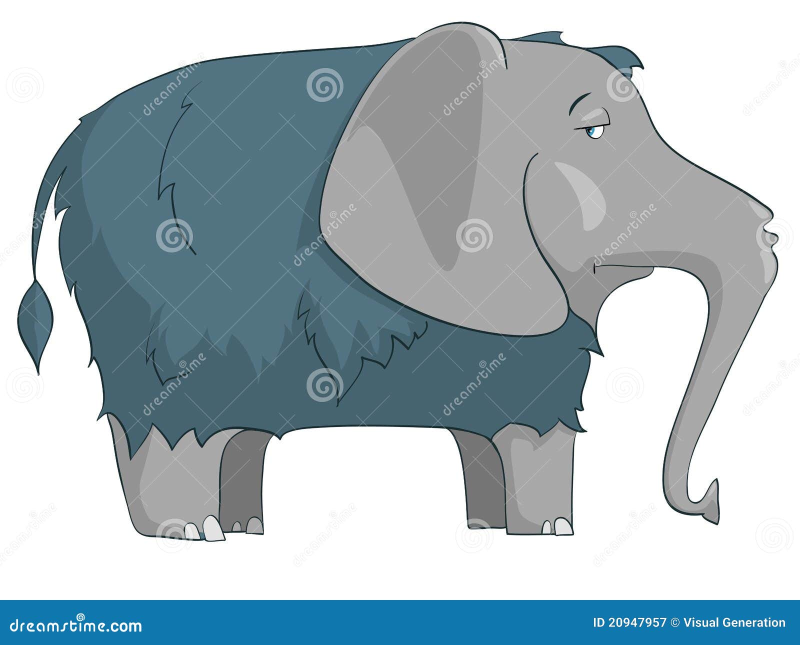 Character. Elephant Is Flying On An Airplane. Big Collection Of ...