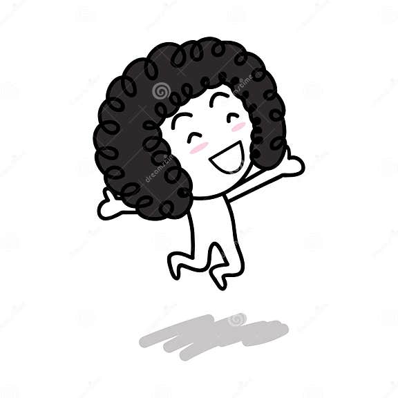 Cartoon Character Feeling Happy Stock Vector - Illustration of cartoon ...