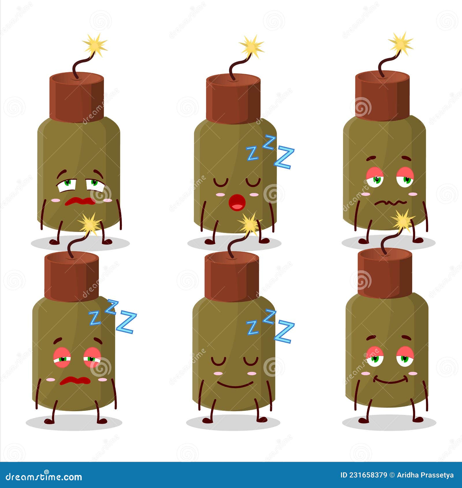 Firecracker Explosive Cartoon Character Working As A Football Referee ...