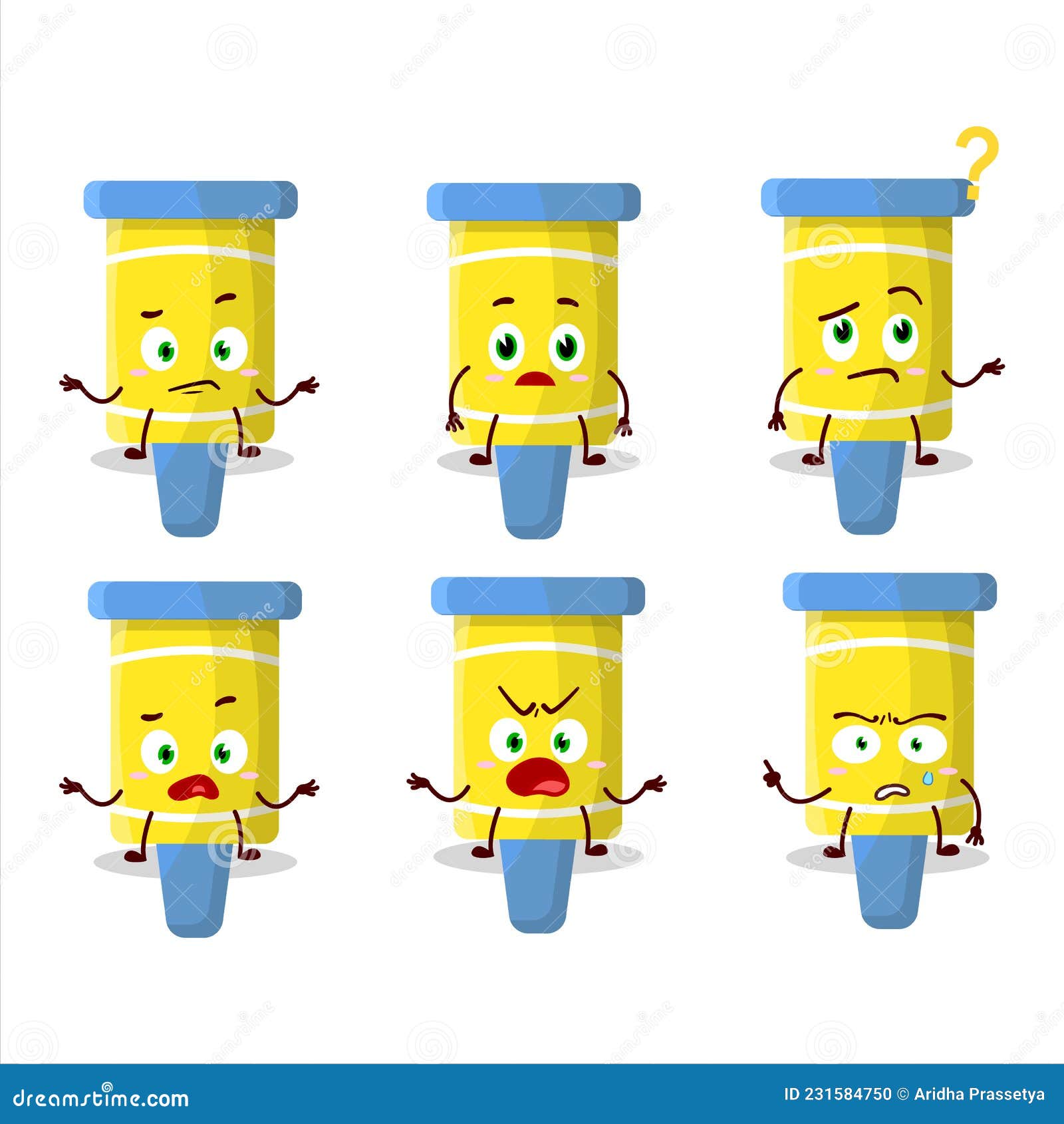 Cartoon Character of Fireworks Shells with What Expression Stock Vector ...