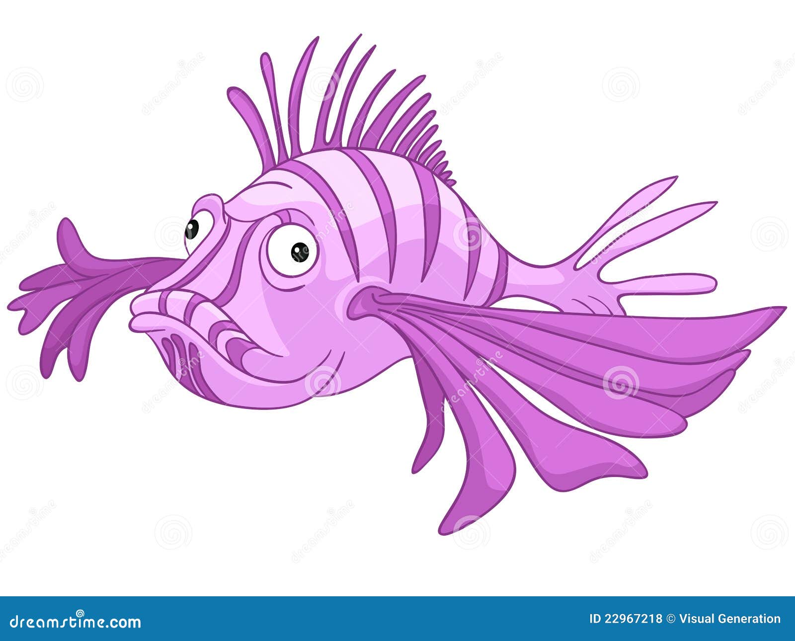Cartoon Character Fish stock vector. Illustration of babyish - 22967218