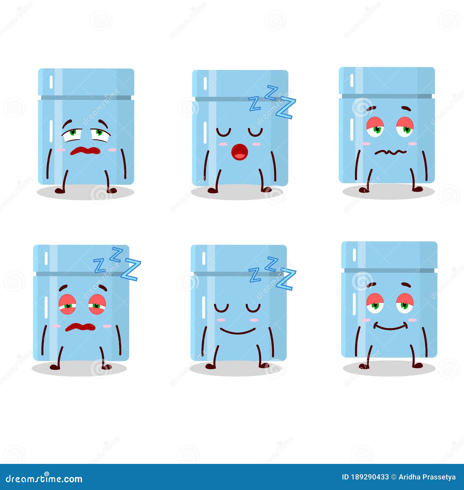 Tired Fridge Cartoon | CartoonDealer.com #47926913