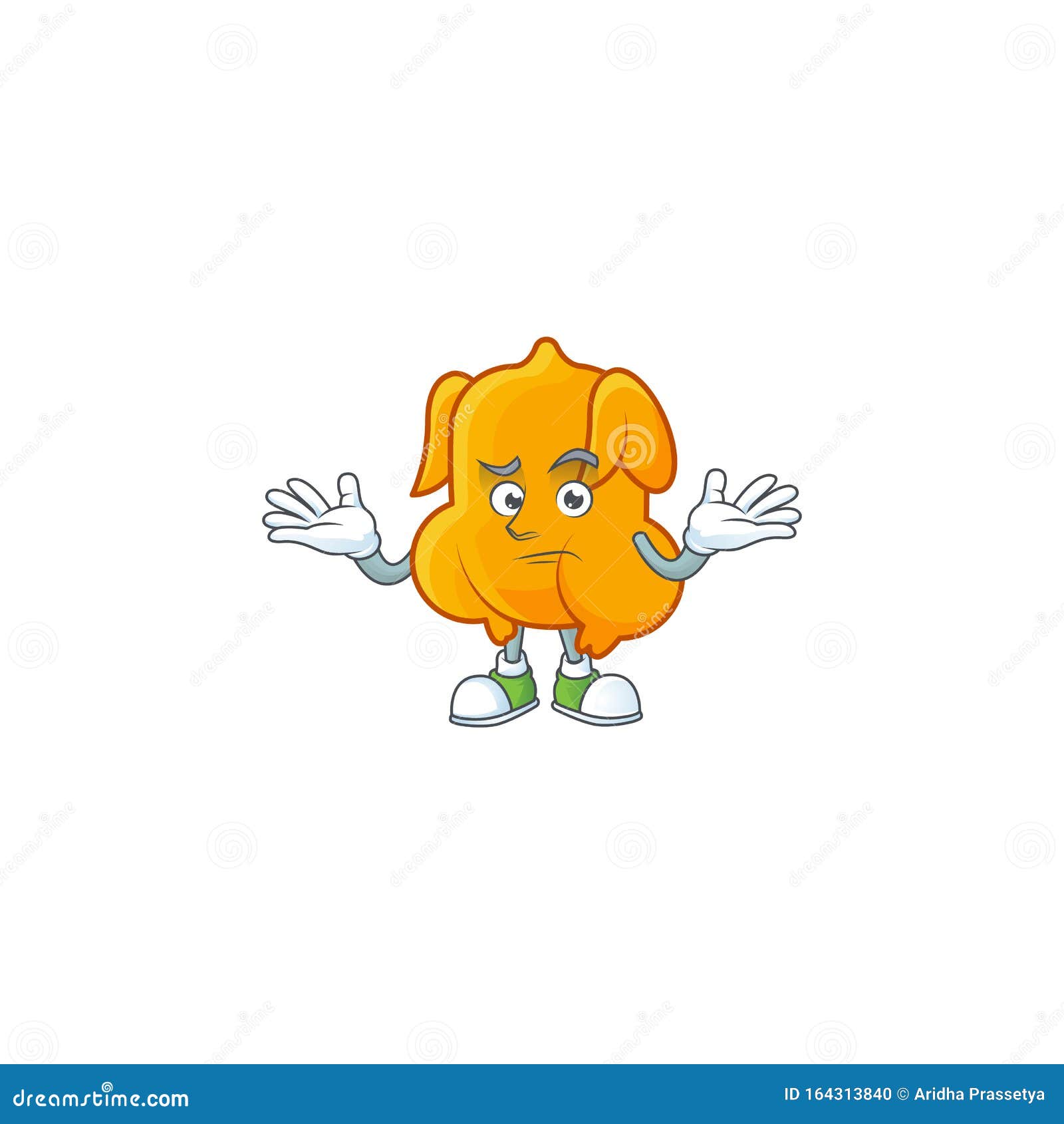 Grinning Chicken Biryani Cooked In Character Skillet Vector ...