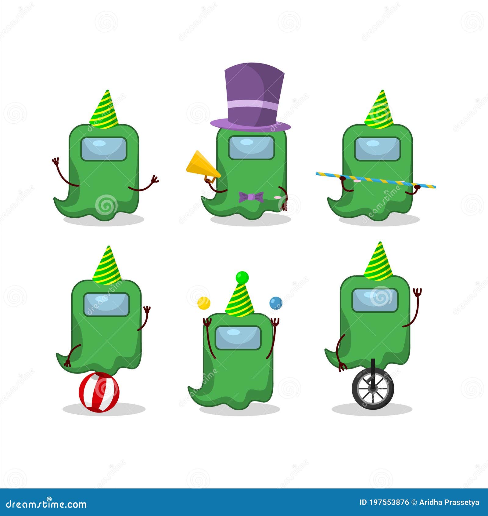 Ghost Circus Vector Illustration | CartoonDealer.com #41124288